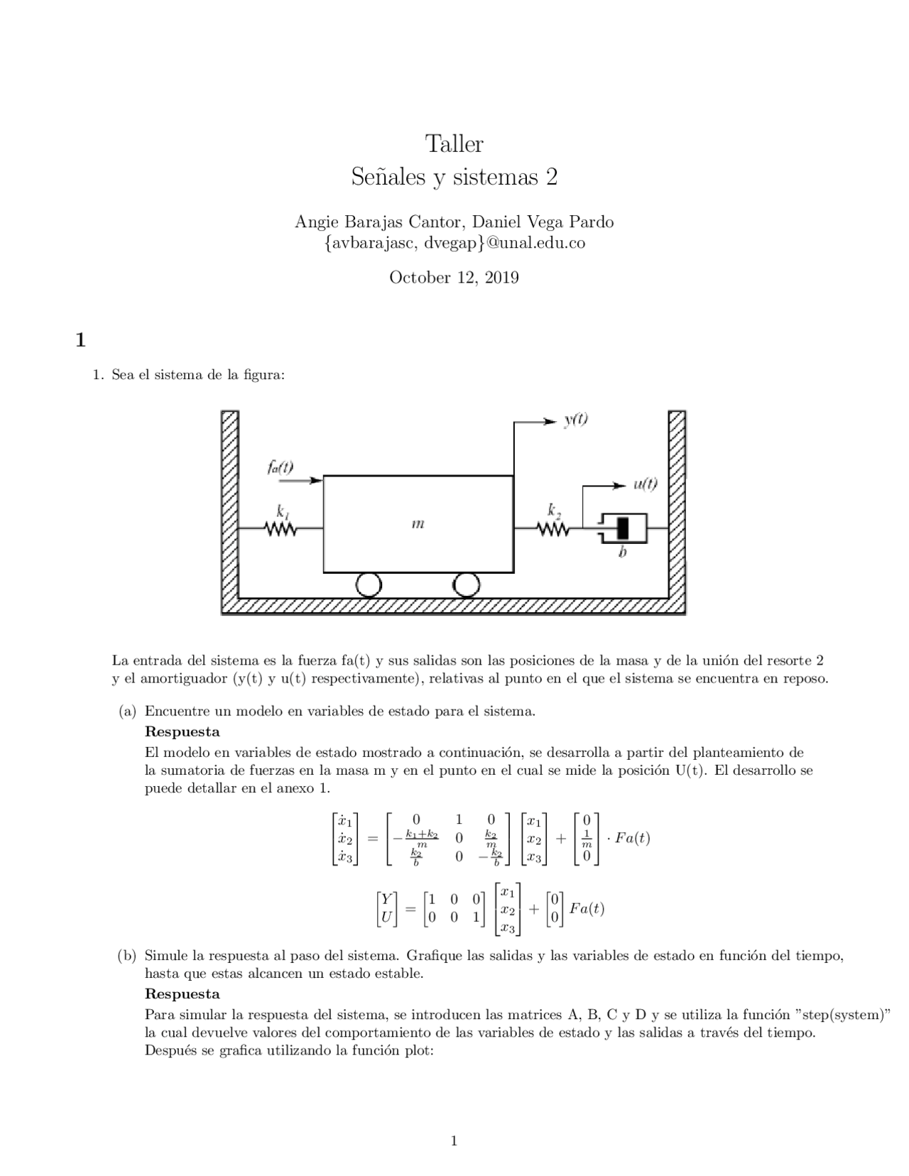 Taller Variables de estado - Docsity