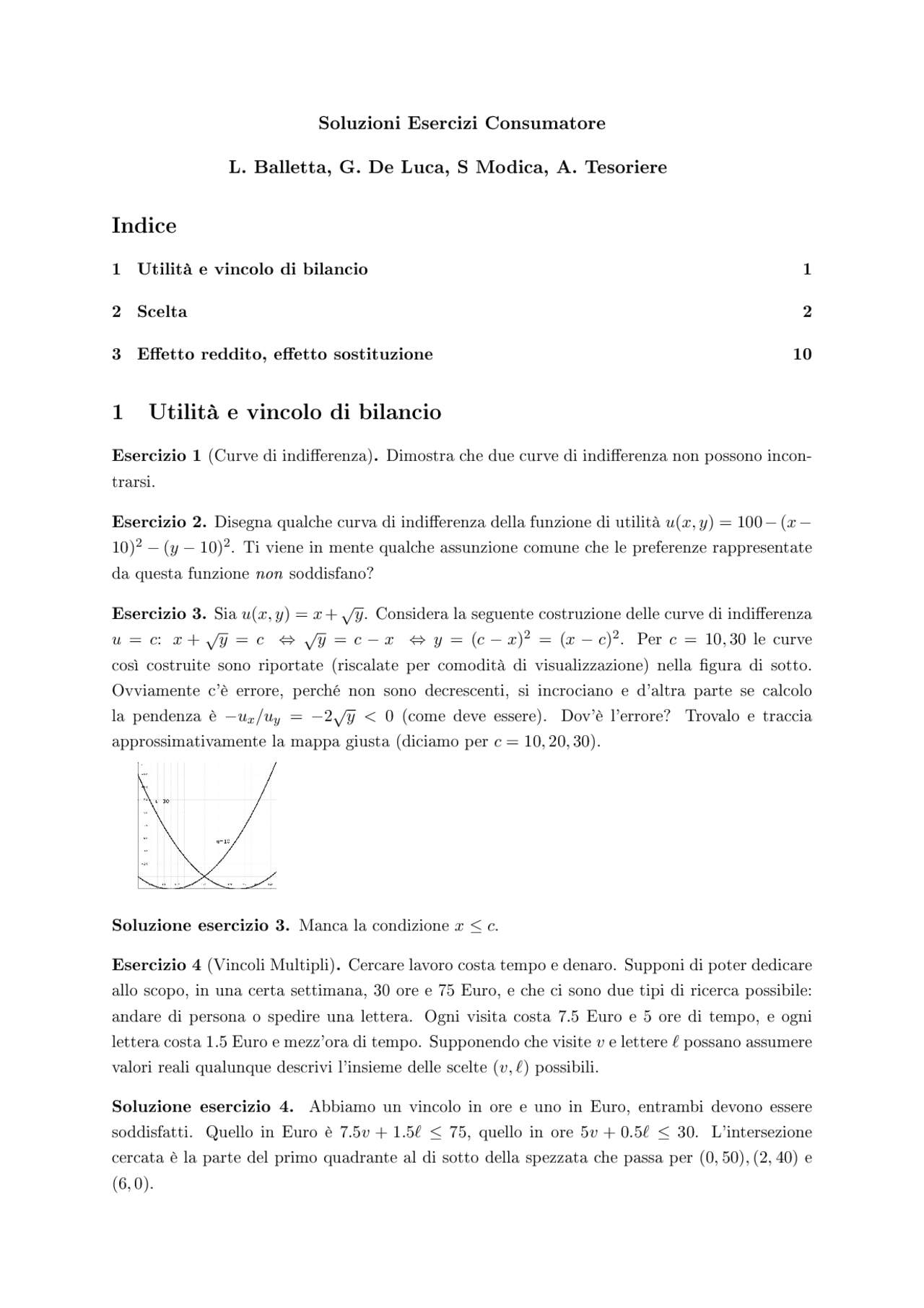 Microeconomia Esercizidispense Docsity