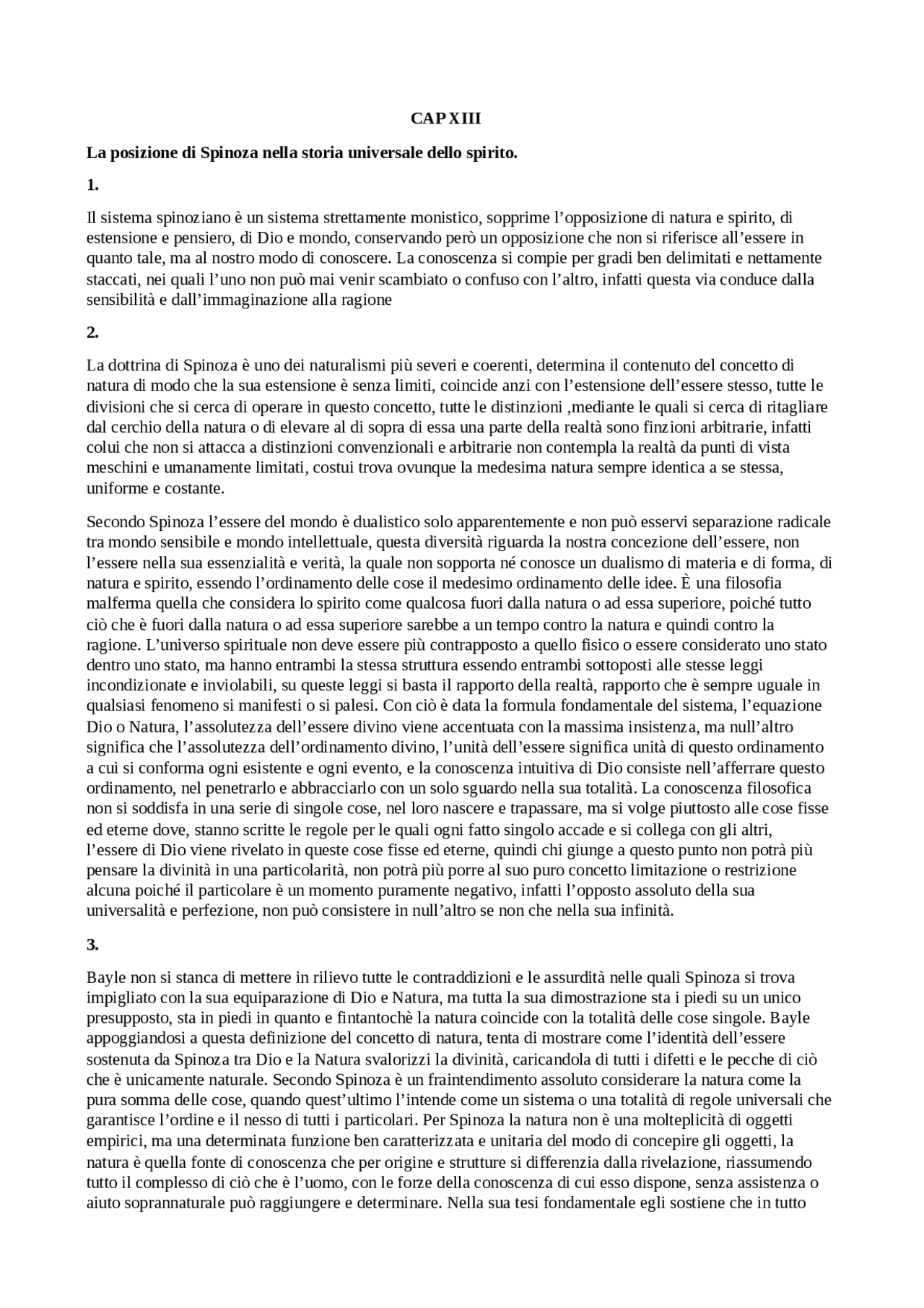 Storia Della Filosofia Moderna Sintesi Del Corso Di Filosofia Docsity