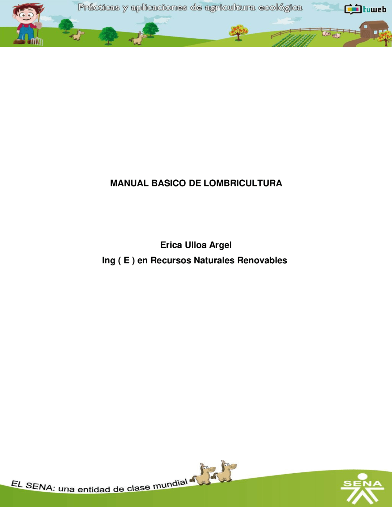 Manual De Lombricultura Monografías Ensayos De Agronomía Docsity