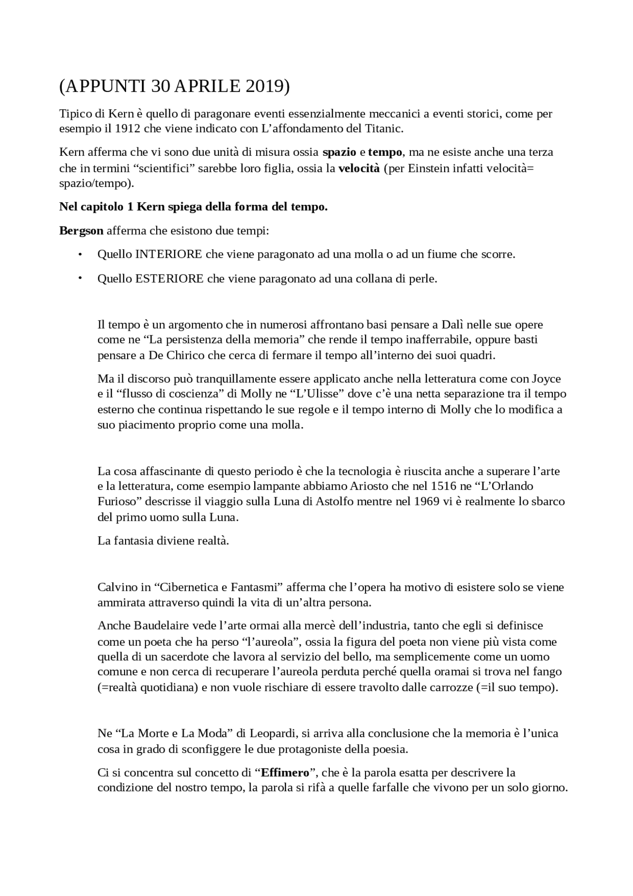 Appunti Su Giuseppe Ungaretti Docsity