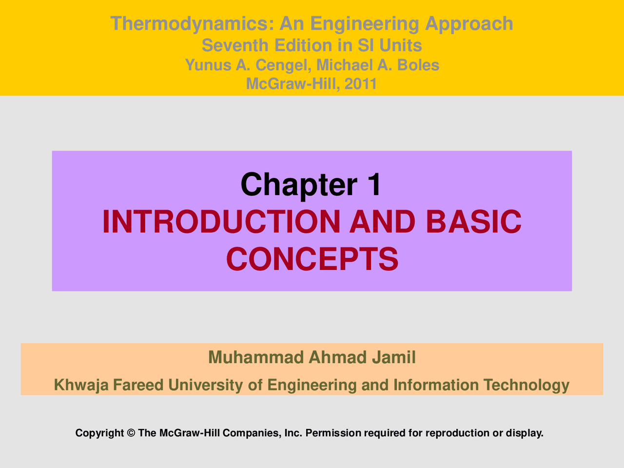 Applied Thermodynamics Docsity