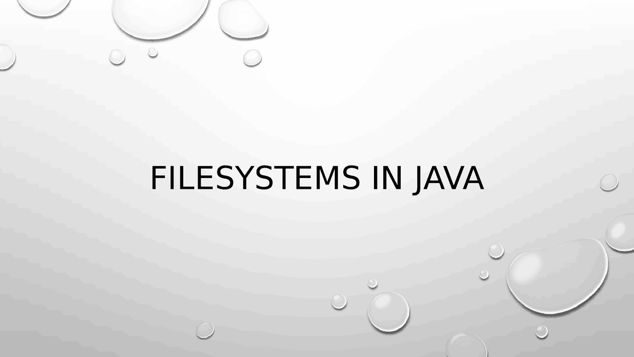 Java File Handiling Notes Docsity