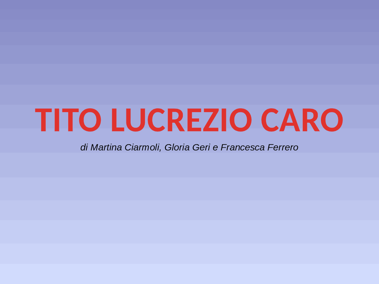 Vita E Opere Del Poeta Latino Lucrezio Docsity