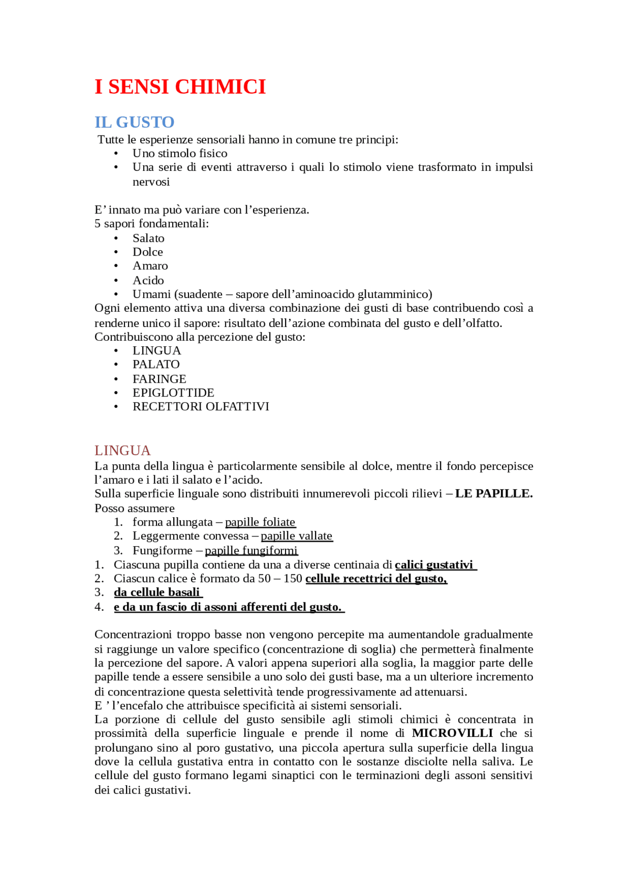 Manuale Di Neuroscienze Docsity