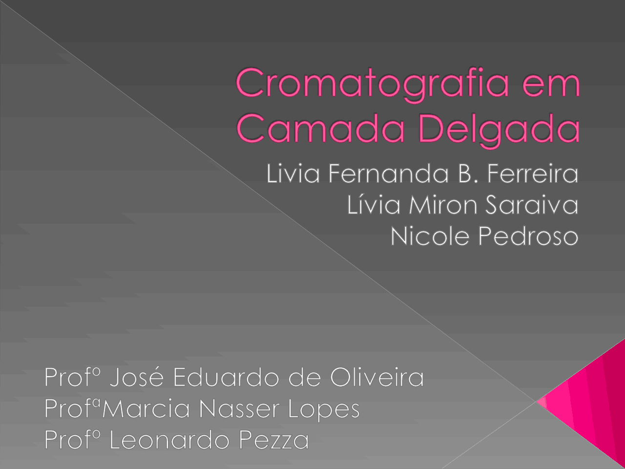 Cromatografia Em Camada Delgada Manuais Projetos Pesquisas Química