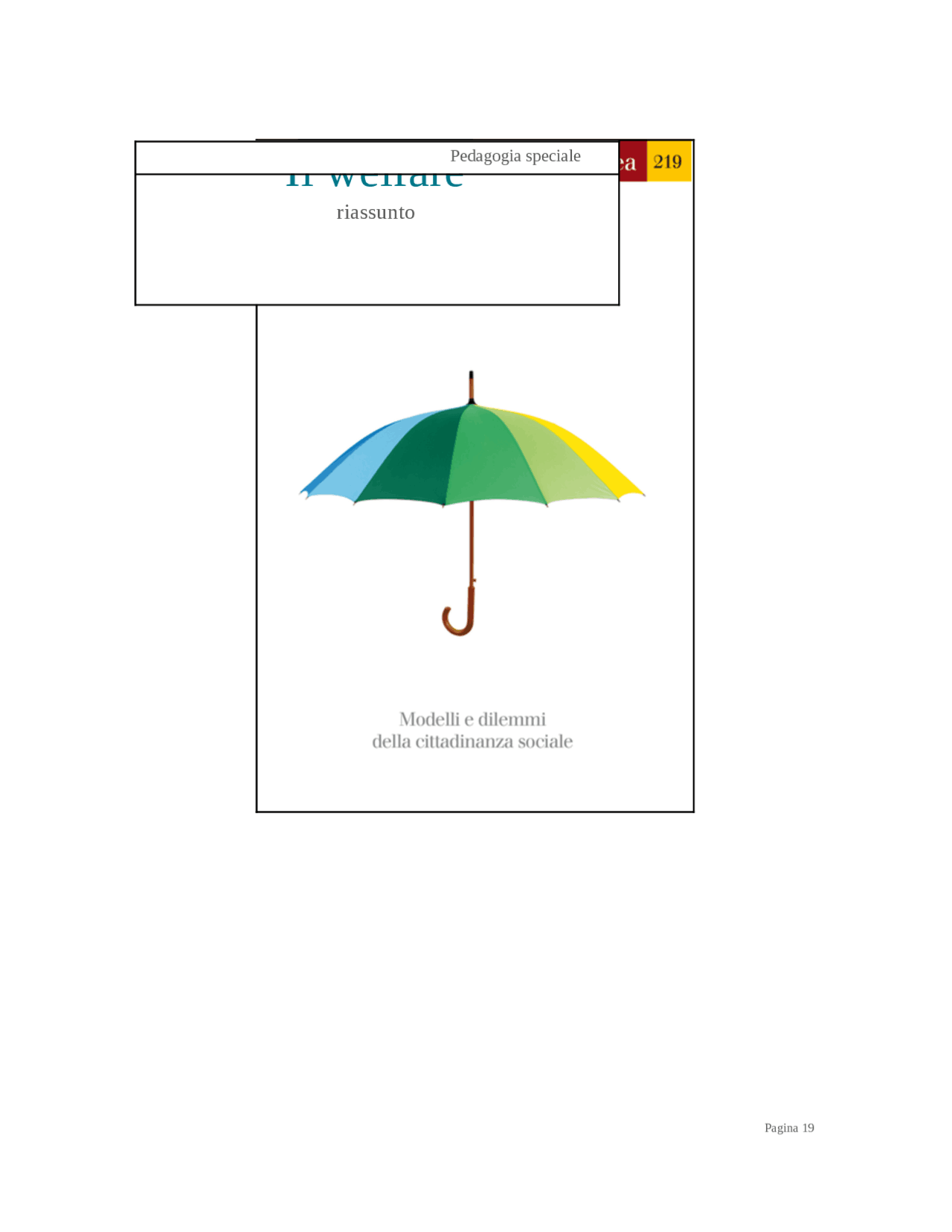 Il Welfare Chiara Saraceno Docsity