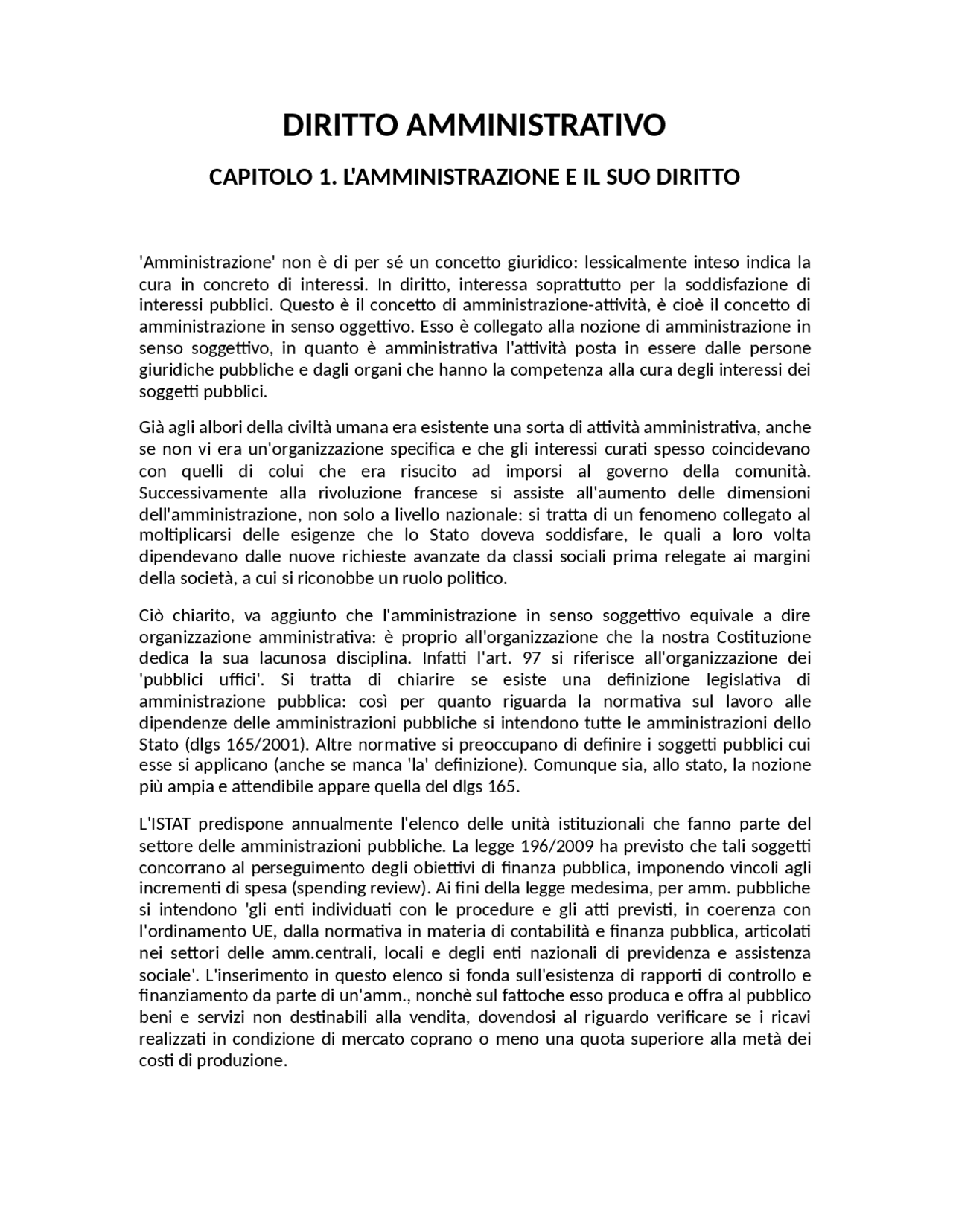 Manuale Di Diritto Amministrativo Elio Casetta 2018 Docsity