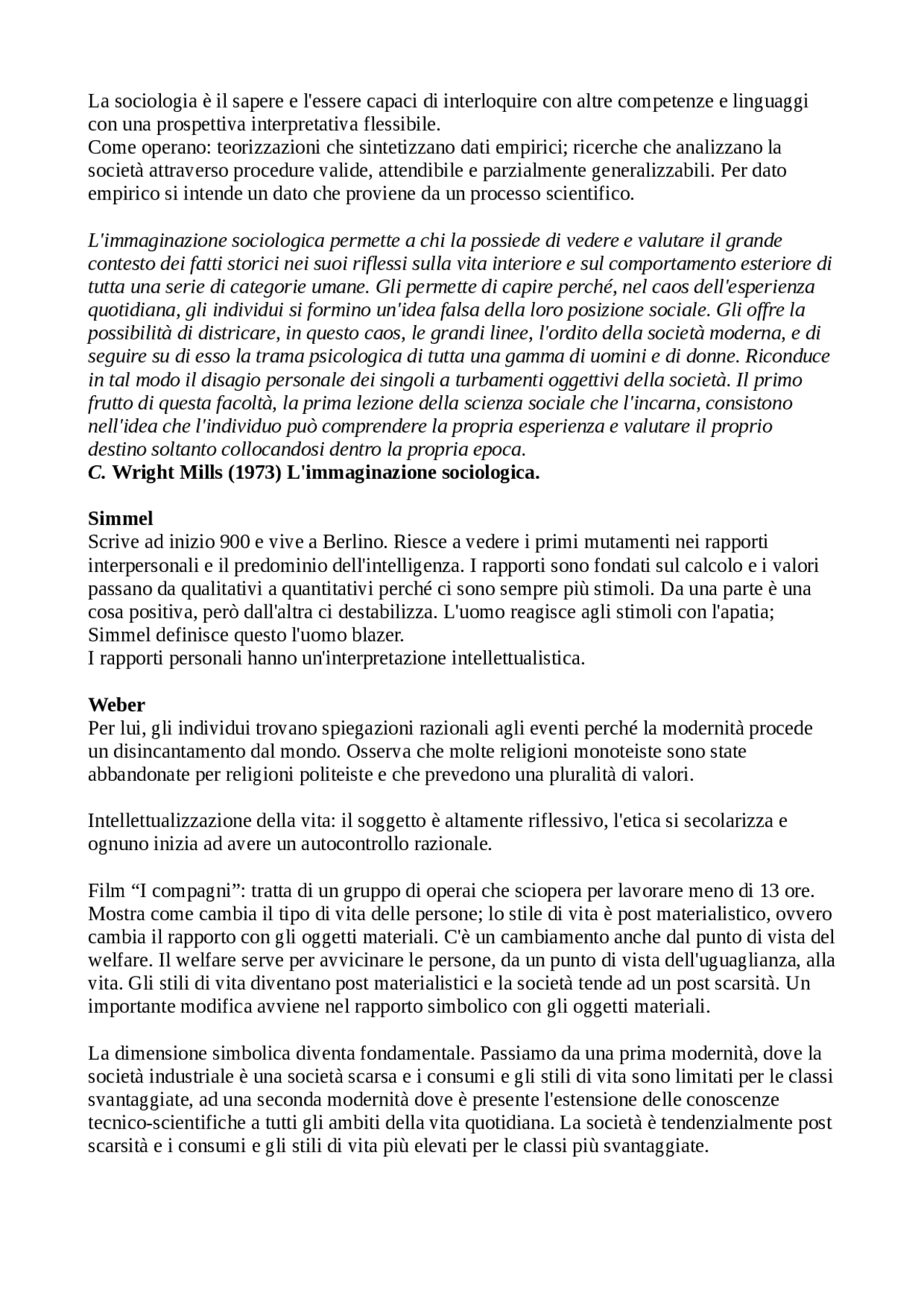 Sociologia Dei Media Docsity