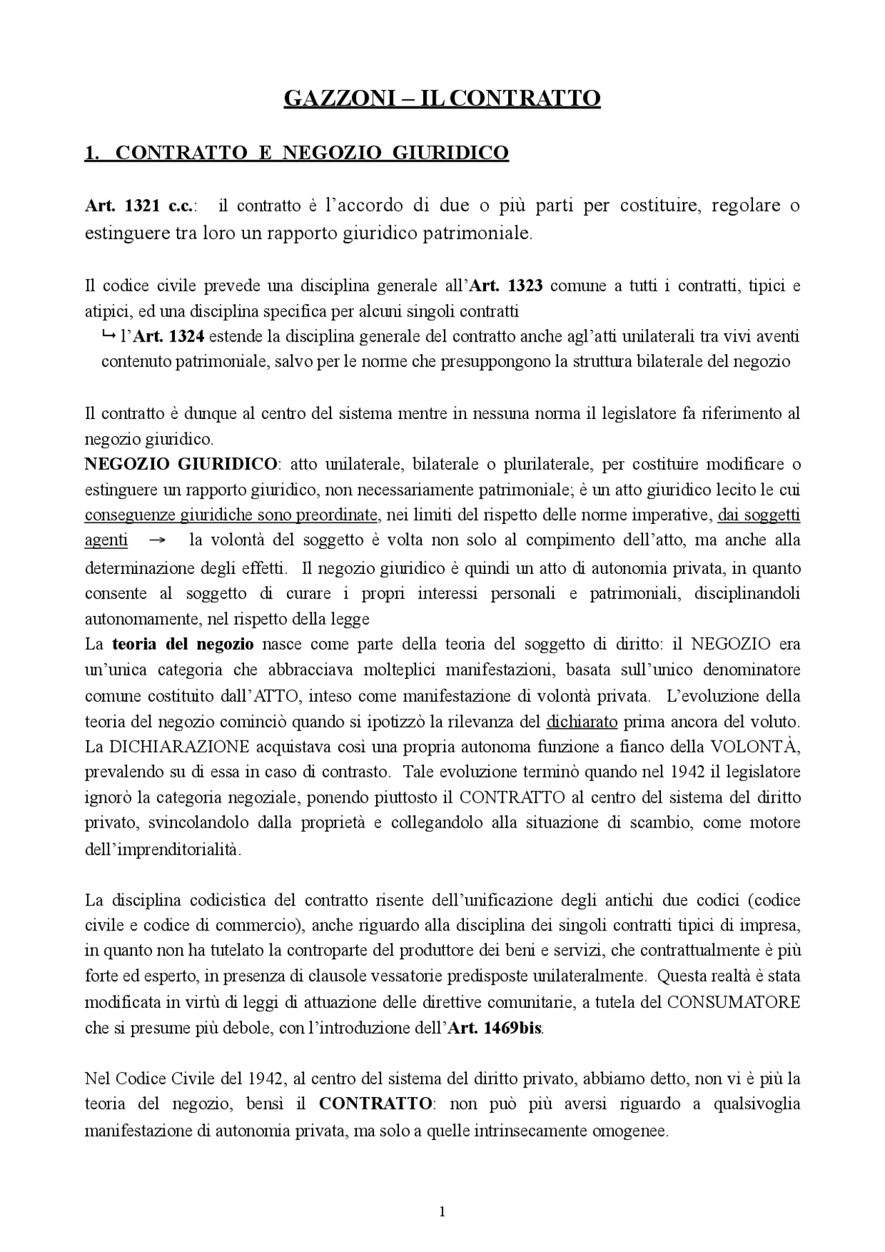 Riassunto Di Diritto Civile Docsity