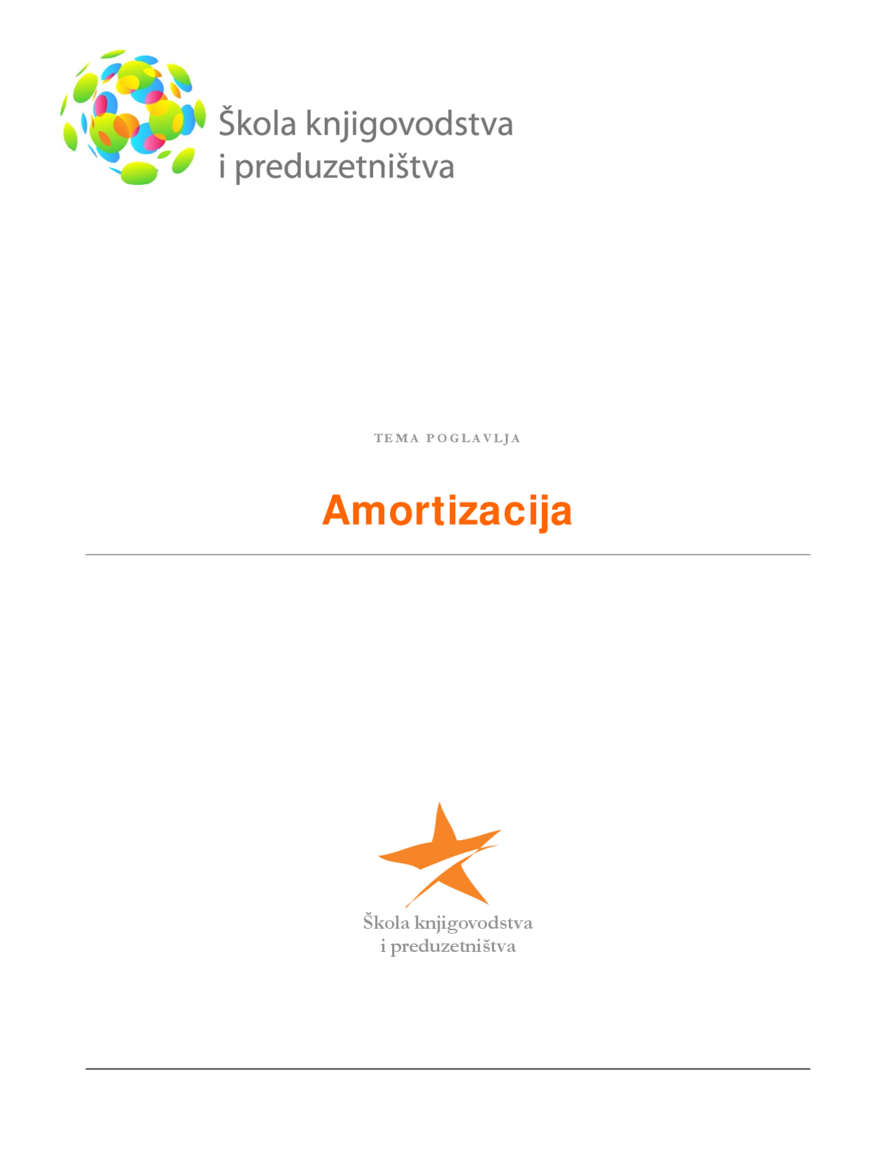 Akortizacija Racunovodstvena Skripte Predlog Ekonomija Docsity