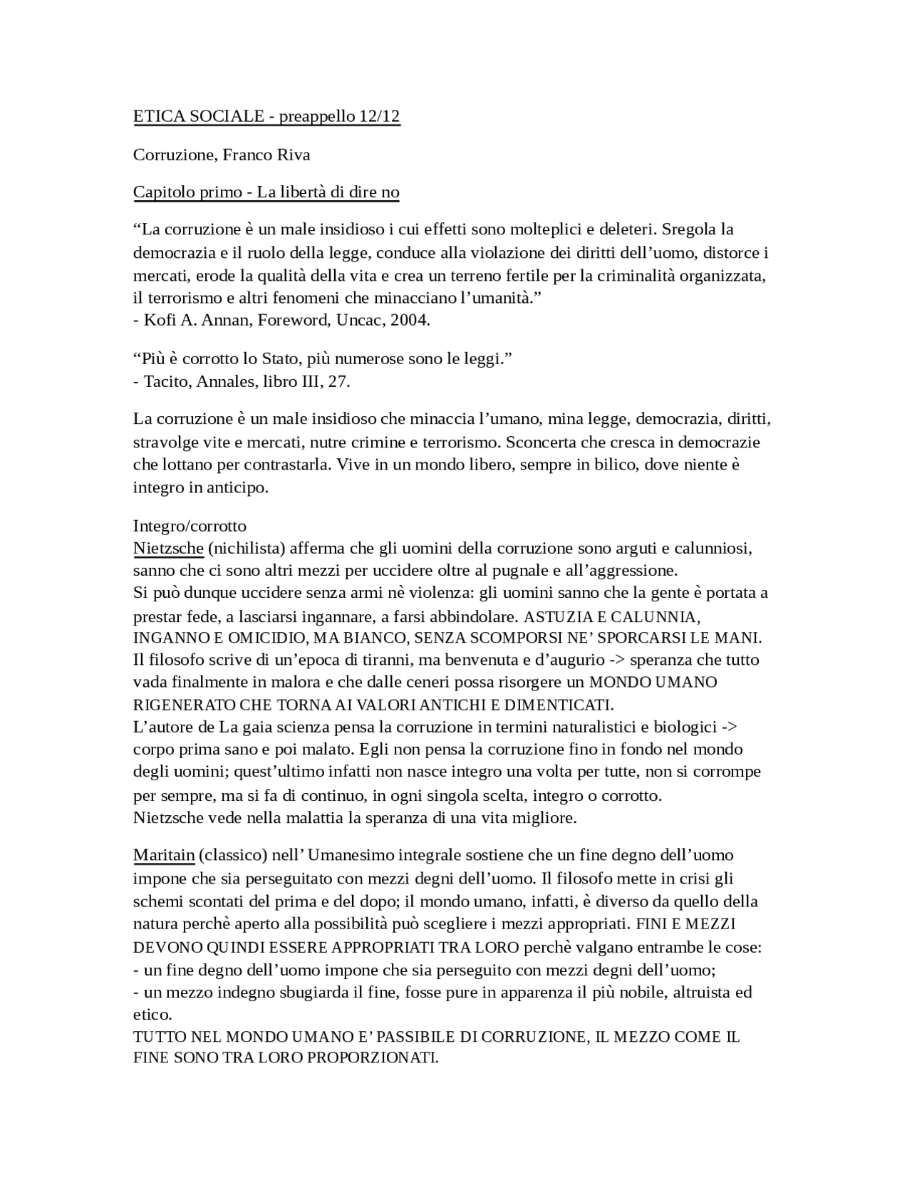 Corruzione Franco Riva Docsity