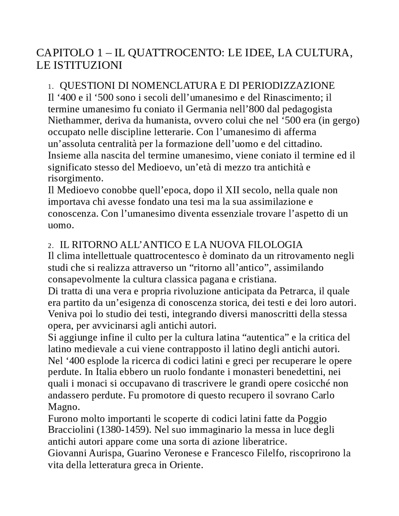 Il 400 In Modo Dettagliato Docsity