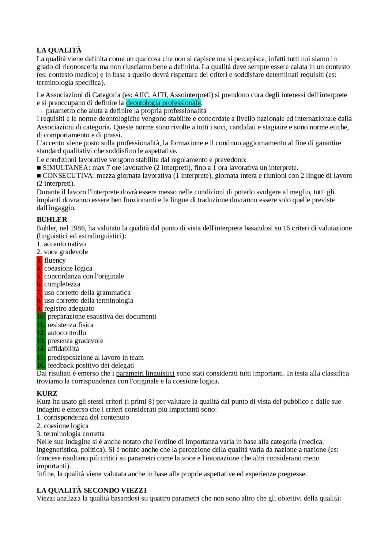 Teoria E Prassi Dellinterpretariato Docsity