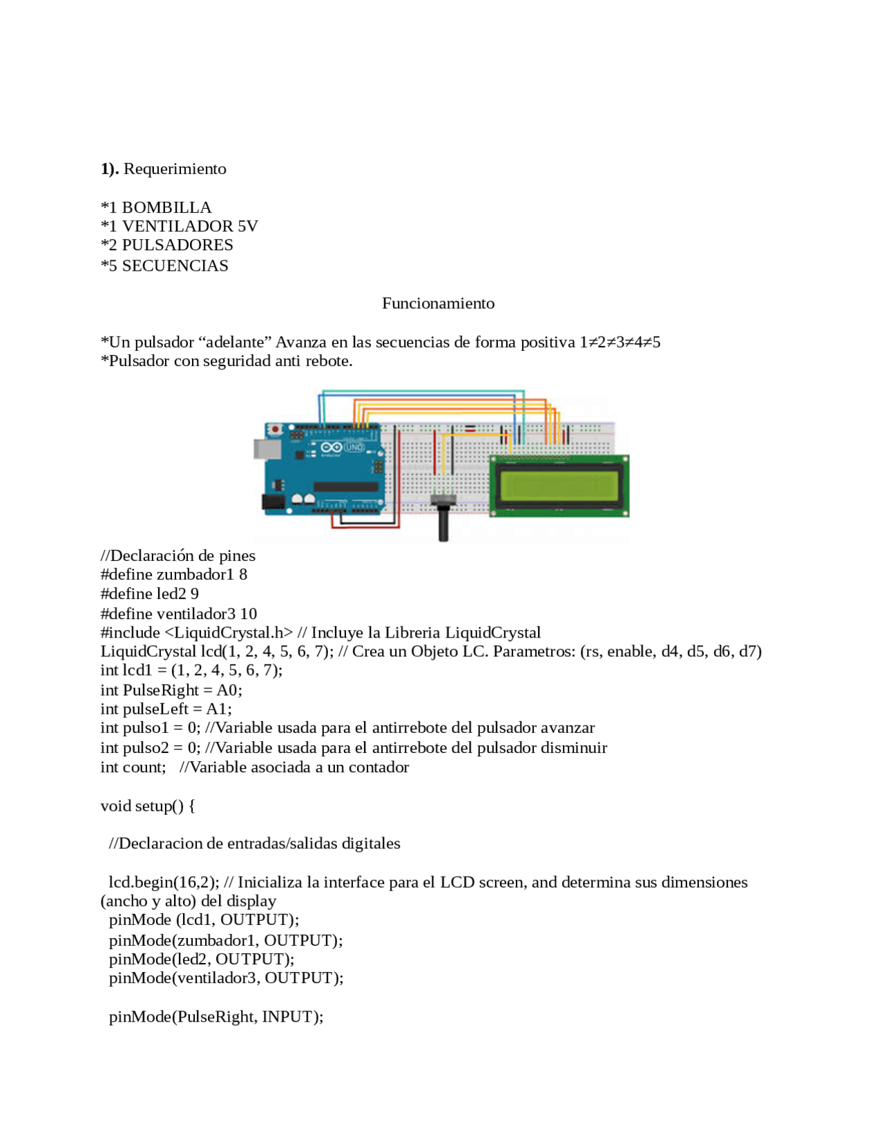 Proyecto Arduino Para Realizacion Proyectos En Arduino Guías