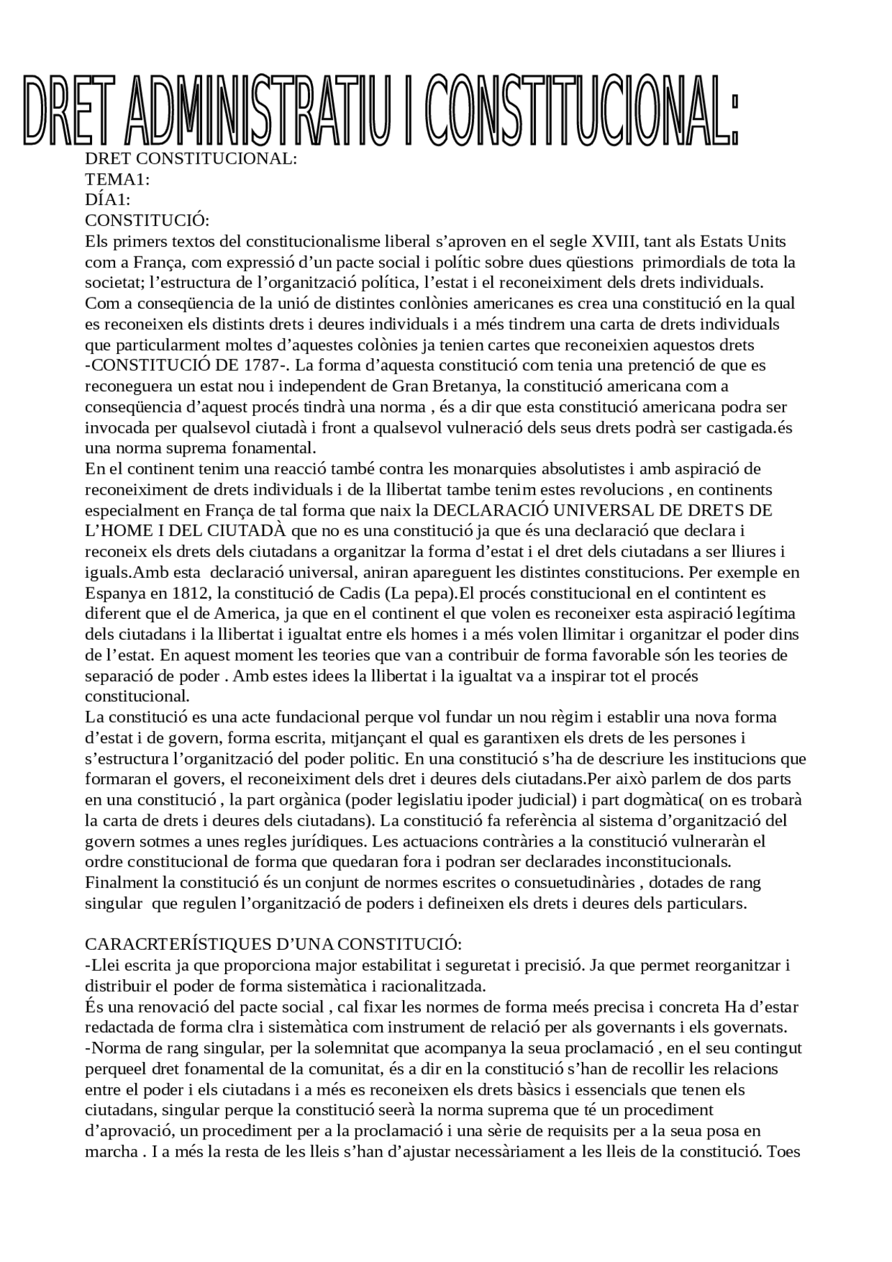 Derecho Constitucional Docsity
