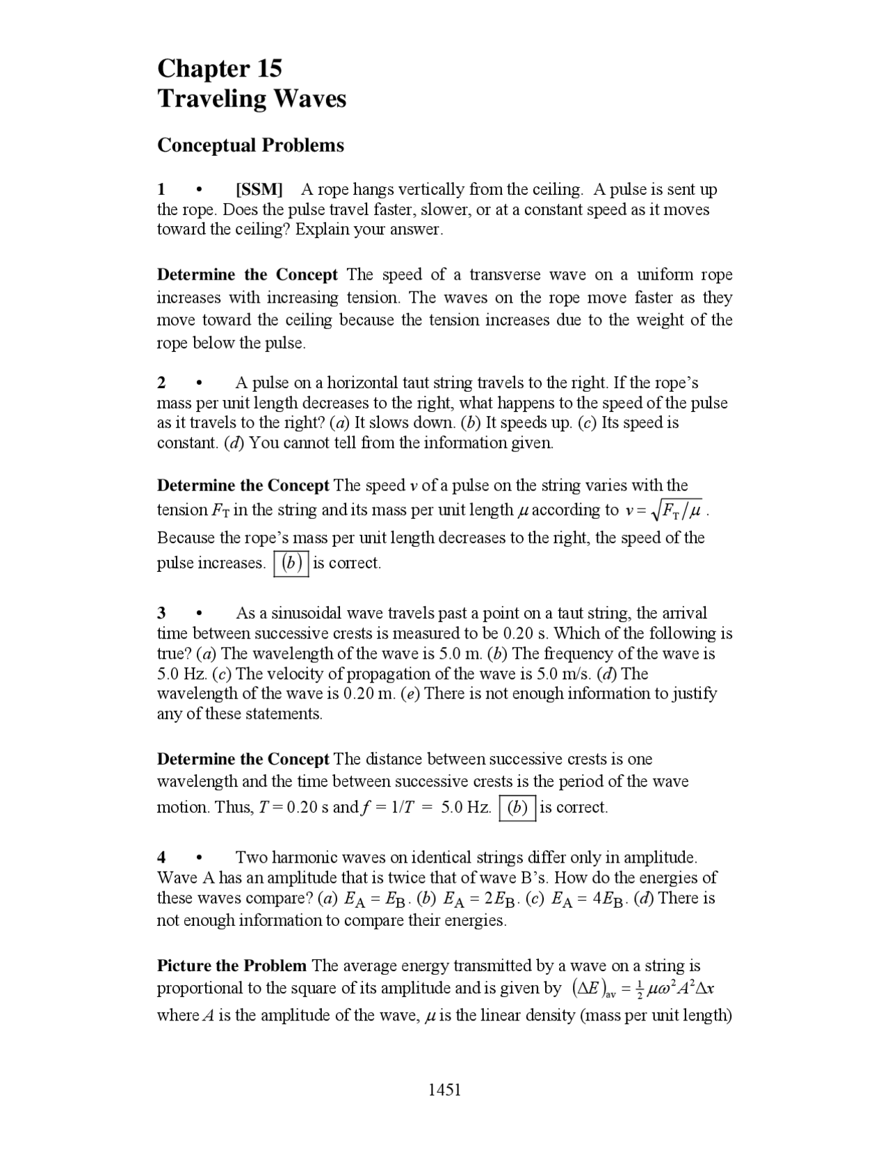 Tipler, Paul Allen - Física para cientistas e engenheiros - Soluções 15 ...