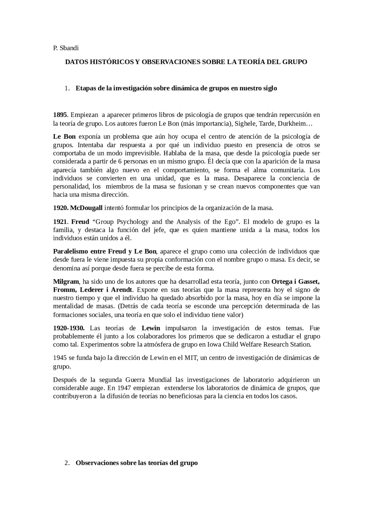 Apunts Bloc 1 Treball Social Ggrupal Docsity