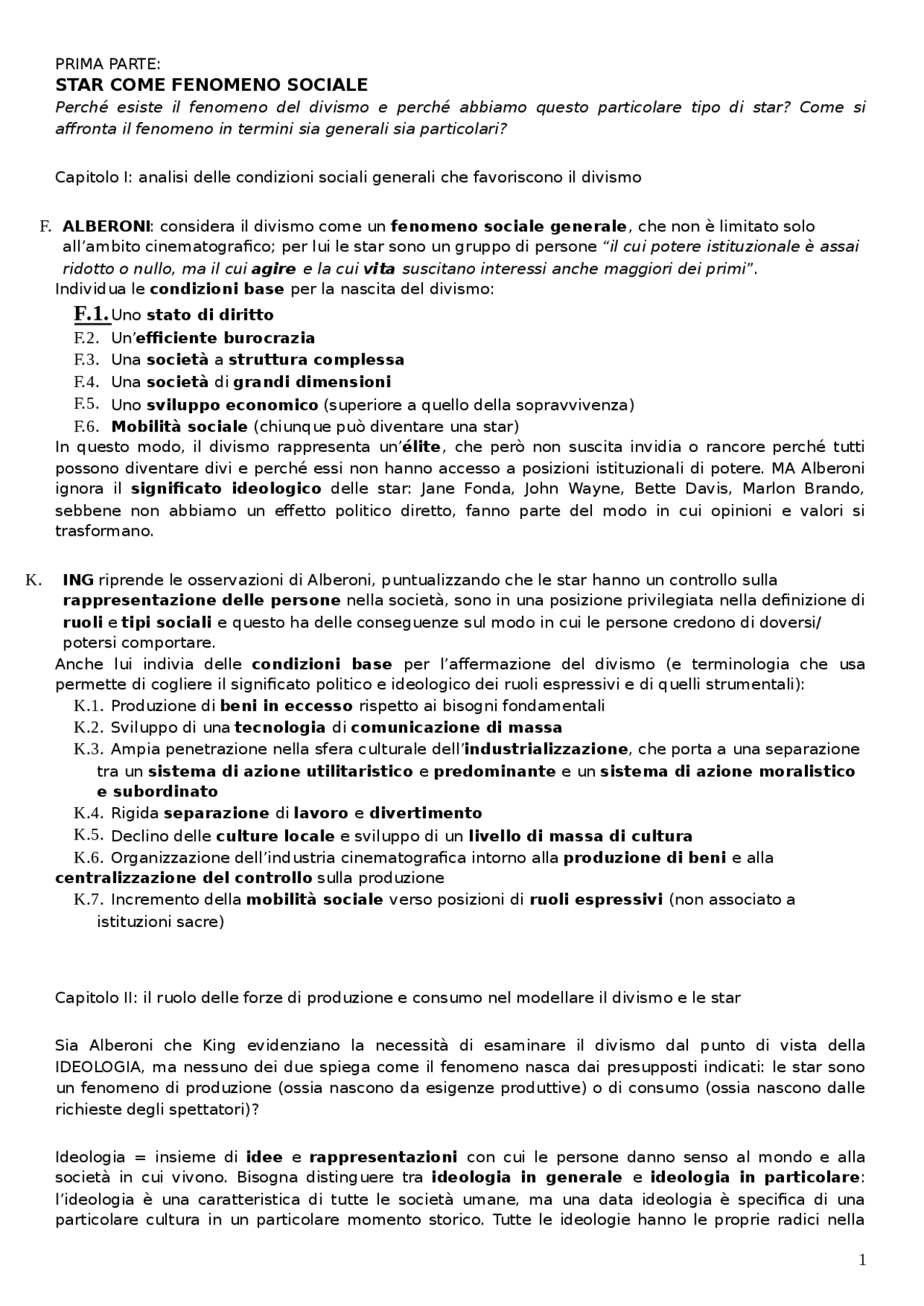 Star Di Richard Dyer Riassunto Docsity