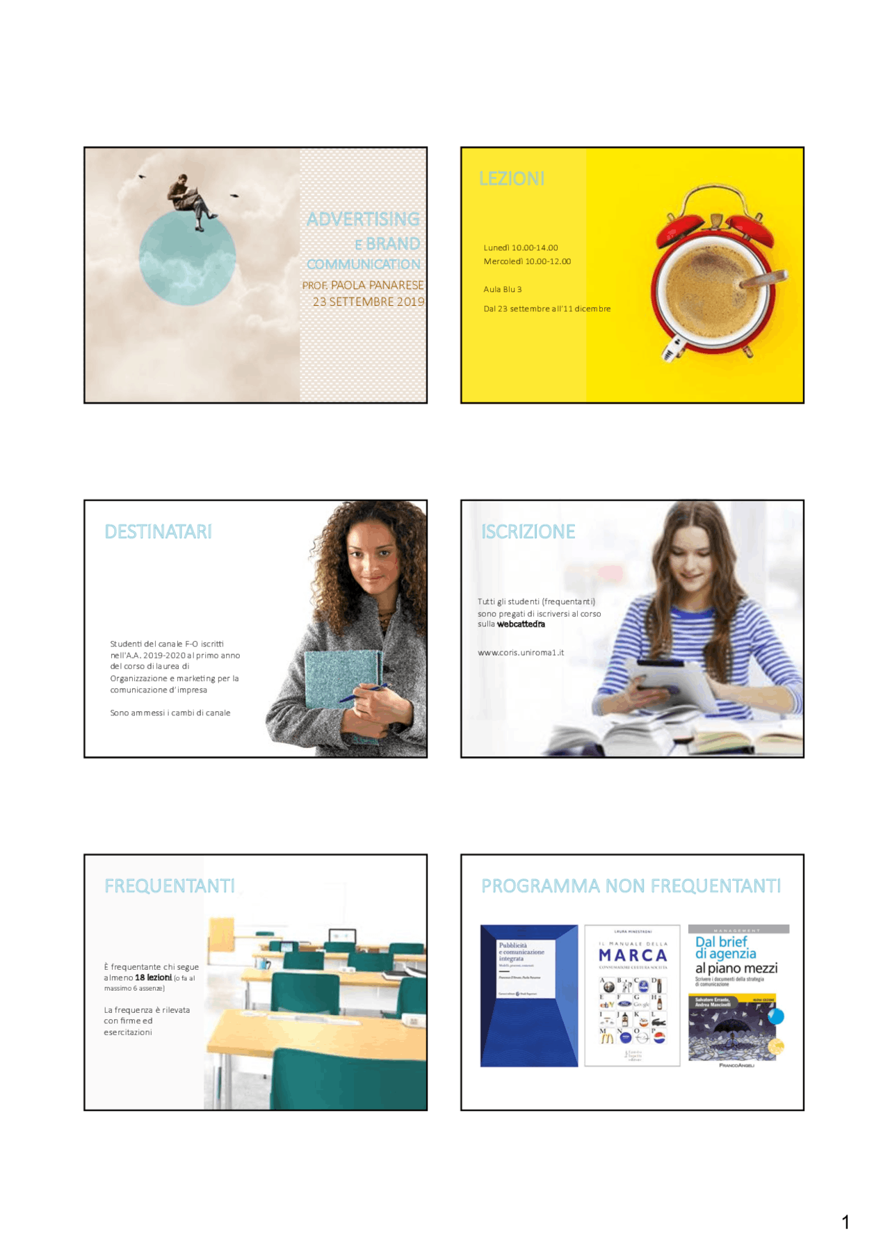 Slide Advertising E Brand Communication Docsity