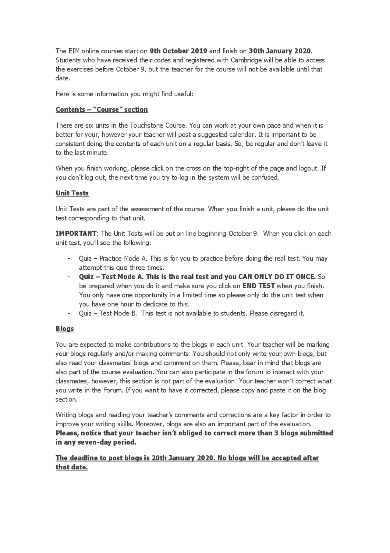 Ejercicios Ingles Cambridge Docsity