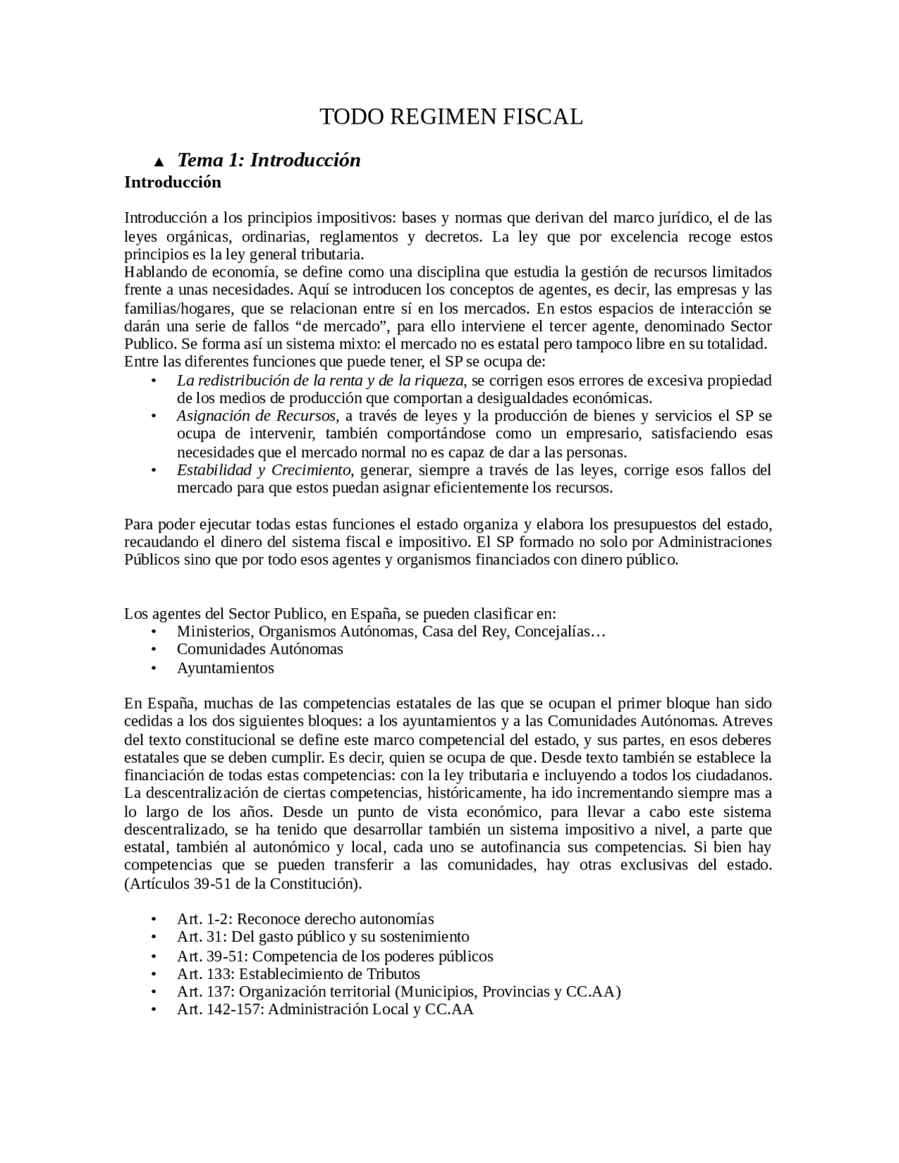 Apuntes Regimen Fiscal Docsity