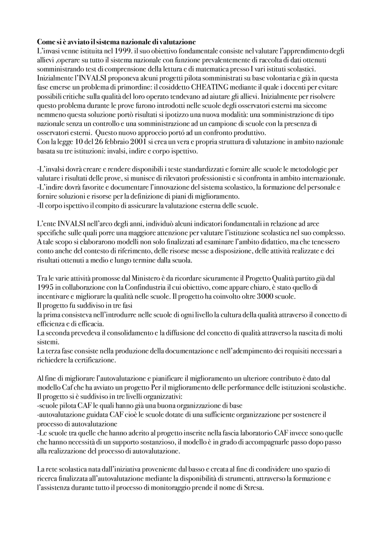 Riassumto Docimologia Docsity