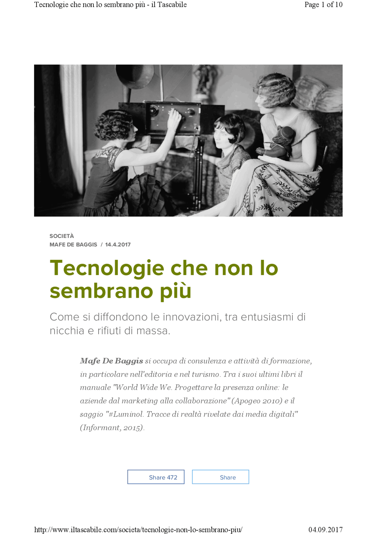 Tecnologie Innovative Docsity