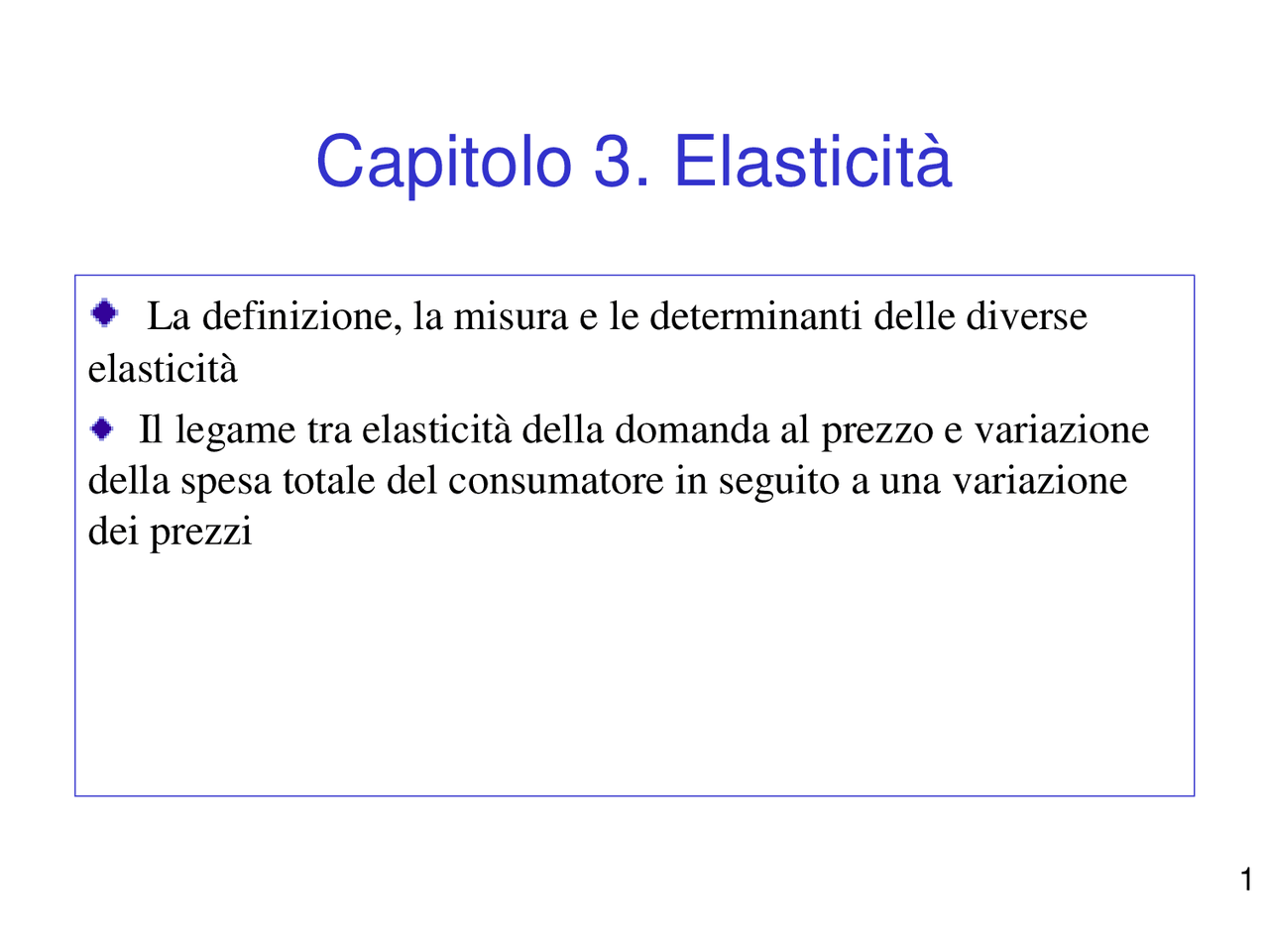 Slide Di Microeconomia Capitolo Iii Docsity