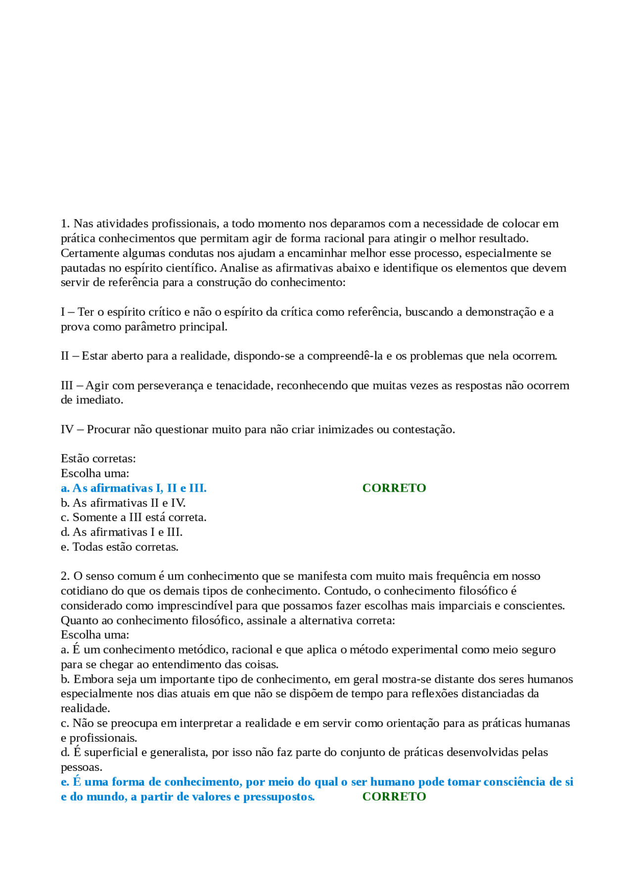 Metodologia Ciêntifica Exercises Teaching Method Docsity