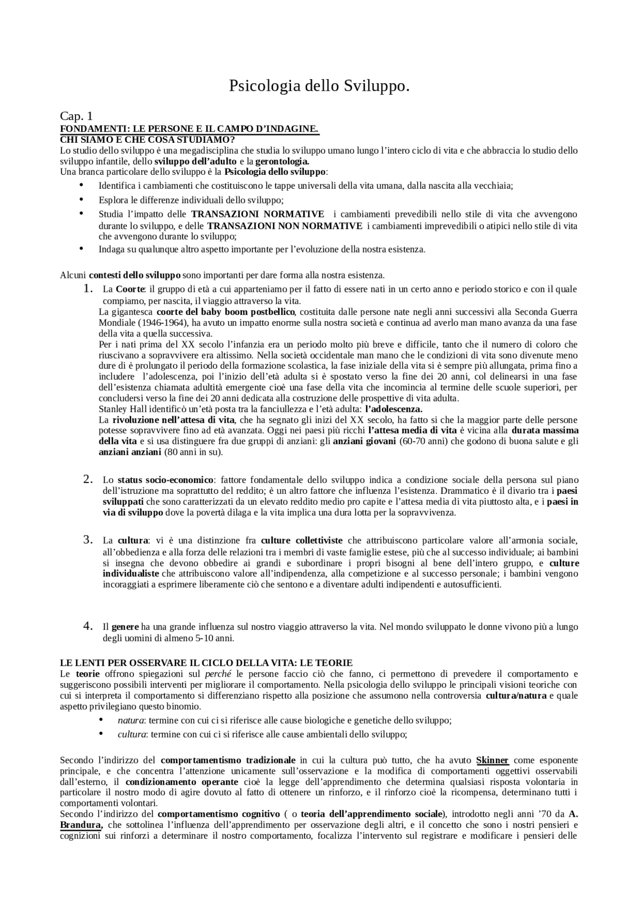 Psicologia Dello Sviluppo Volume I Janet Belsky Docsity