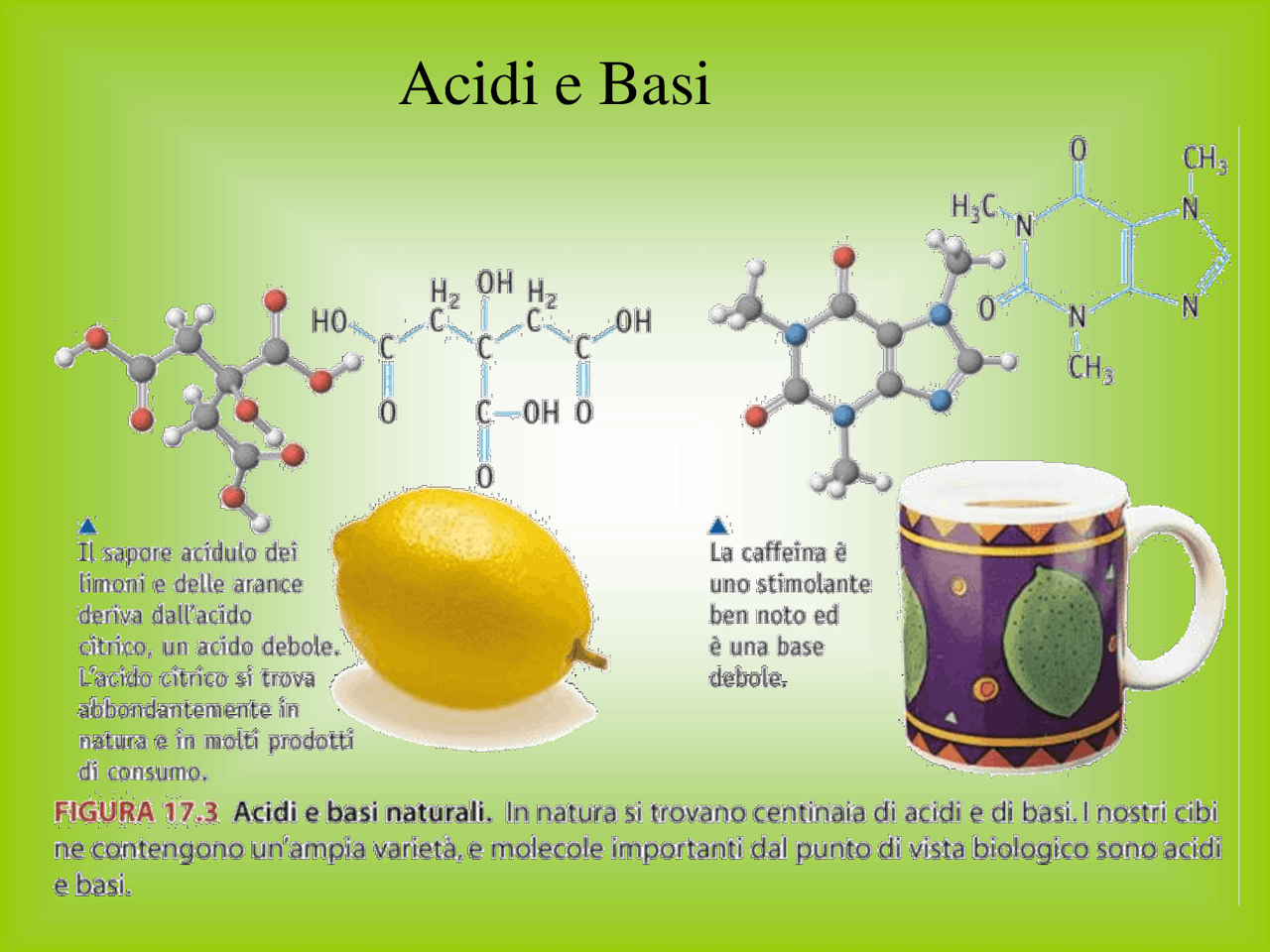 Definizione di acidi e basi - Docsity