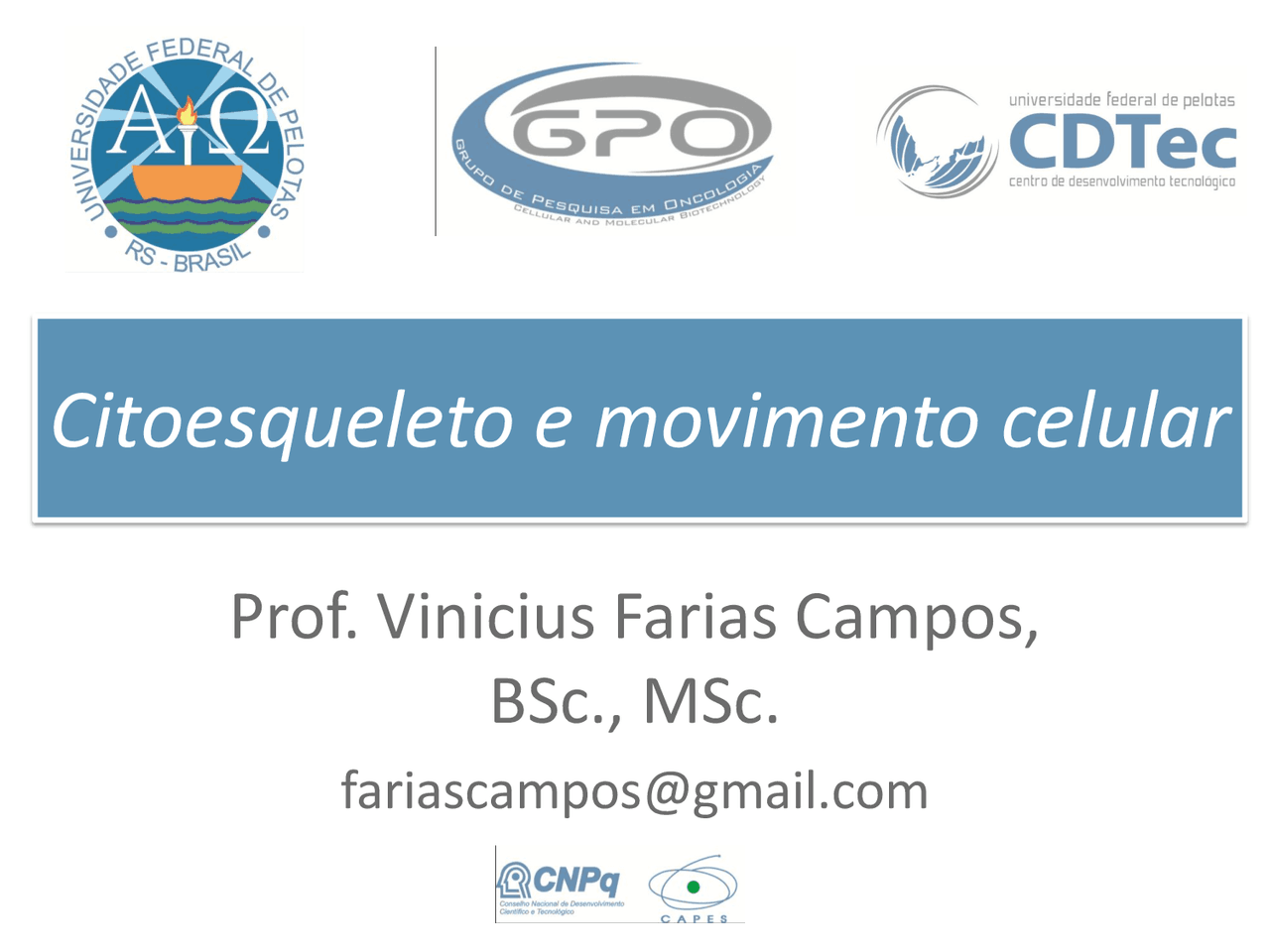 Aula De Citoesqueleto Biotecnologia Docsity