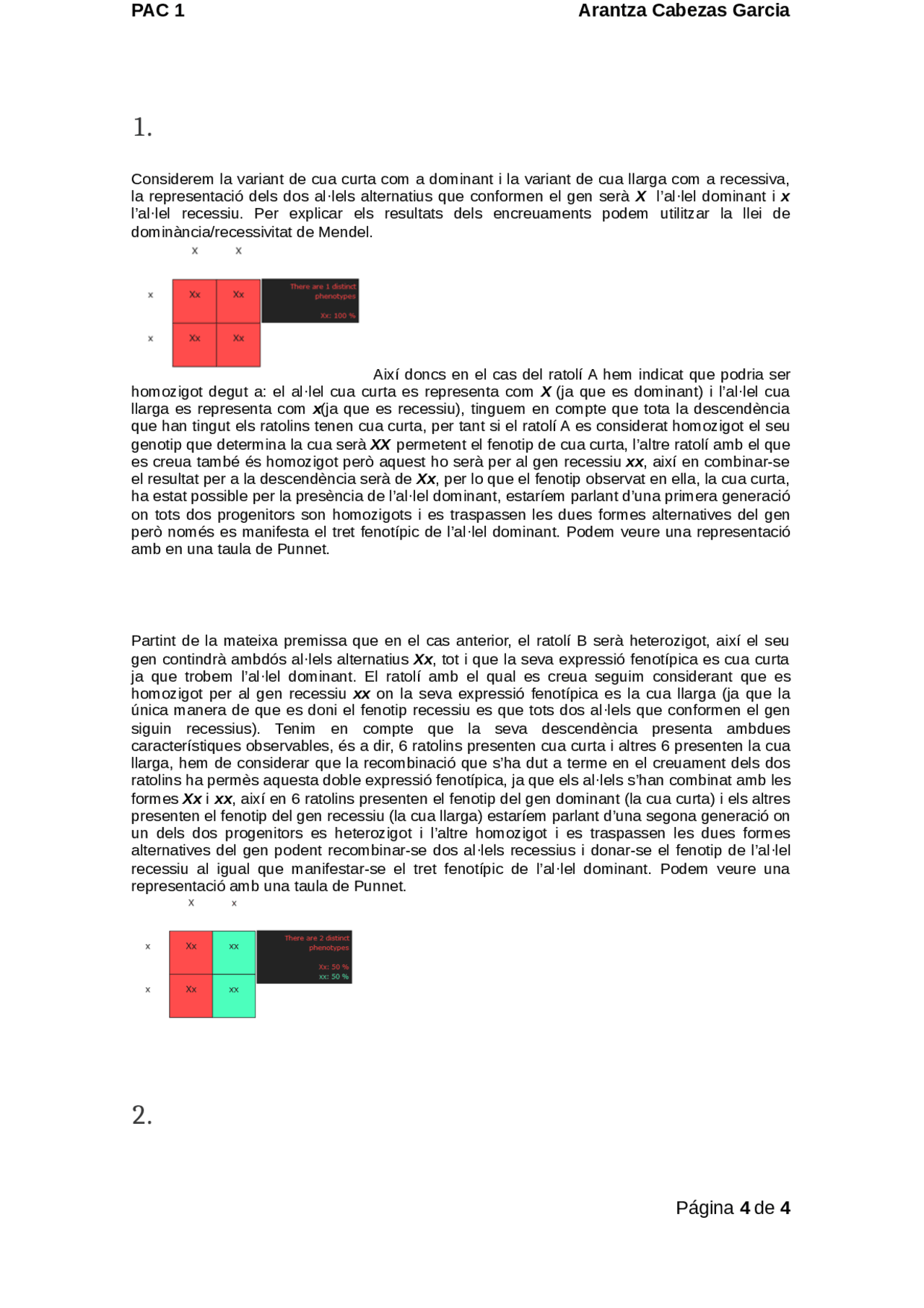 Pac 1 Bases Genètiques De La Conducta Docsity