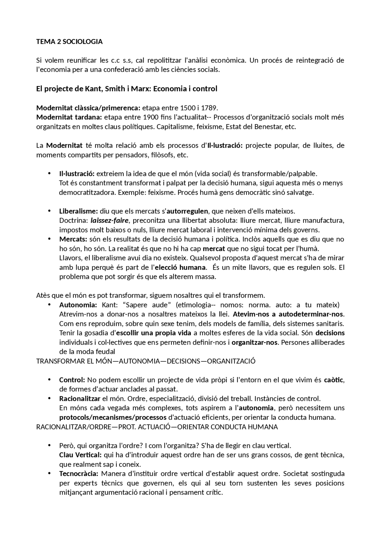 Sociologia Tema 2 Apunts Docsity