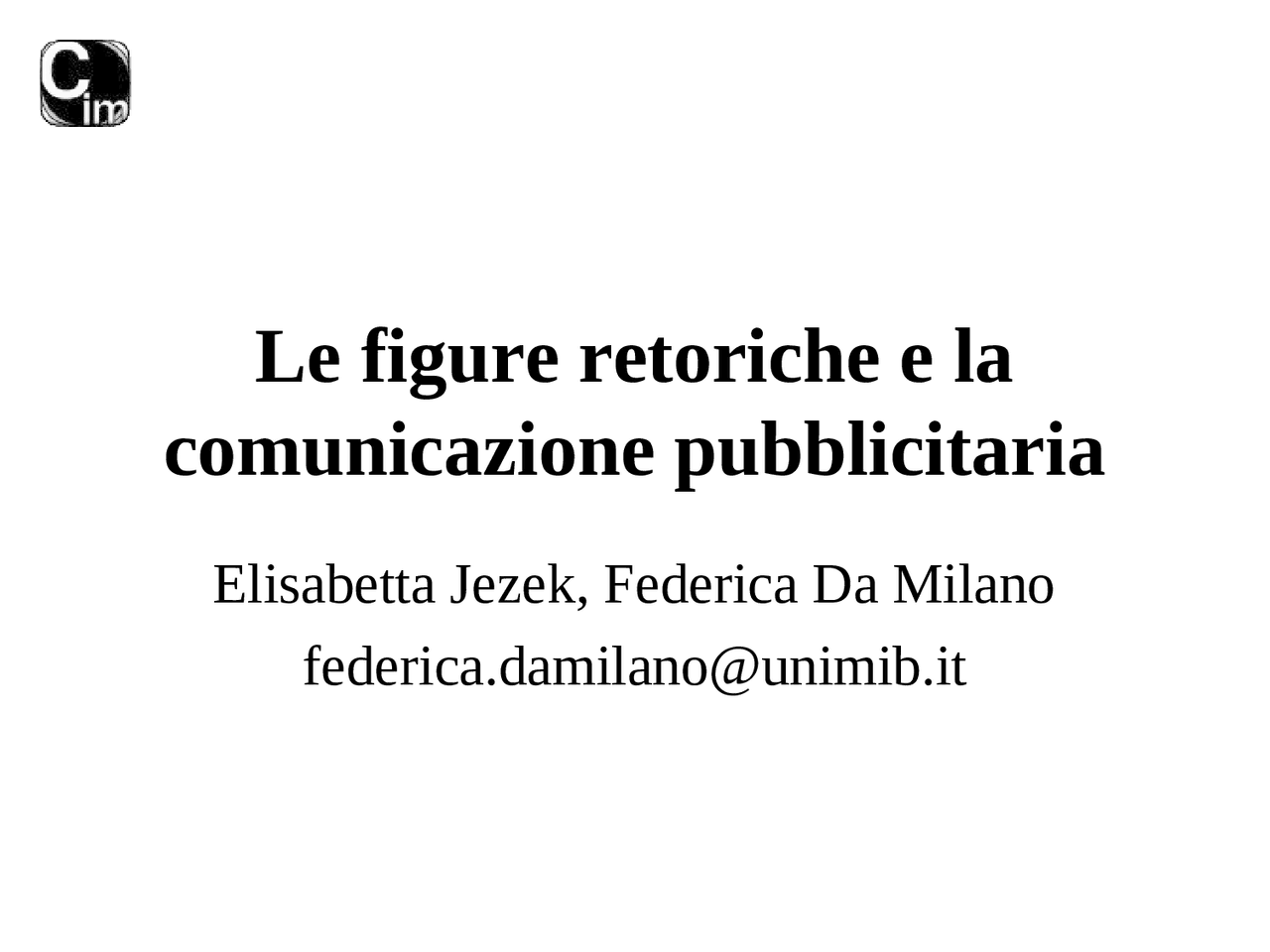 Comunicazione Pubblicitaria Docsity