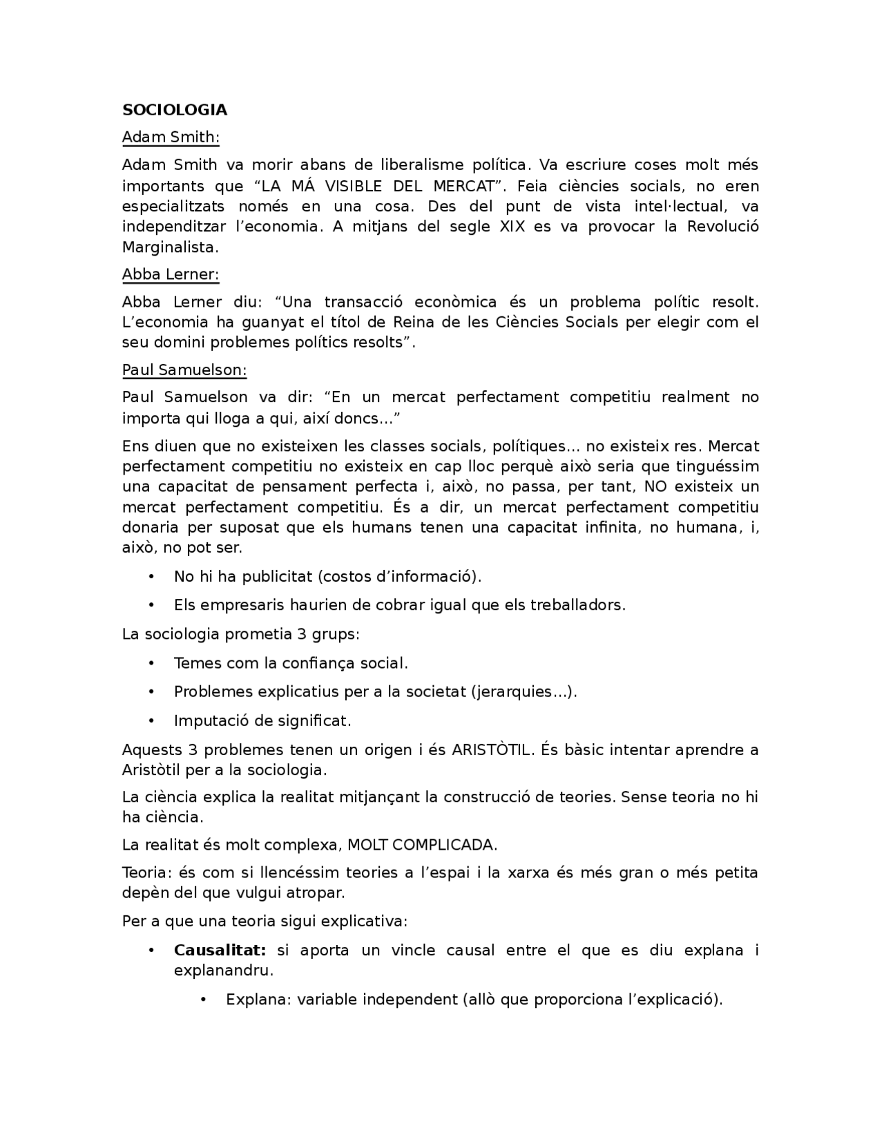 Apuntes De Sociología Docsity
