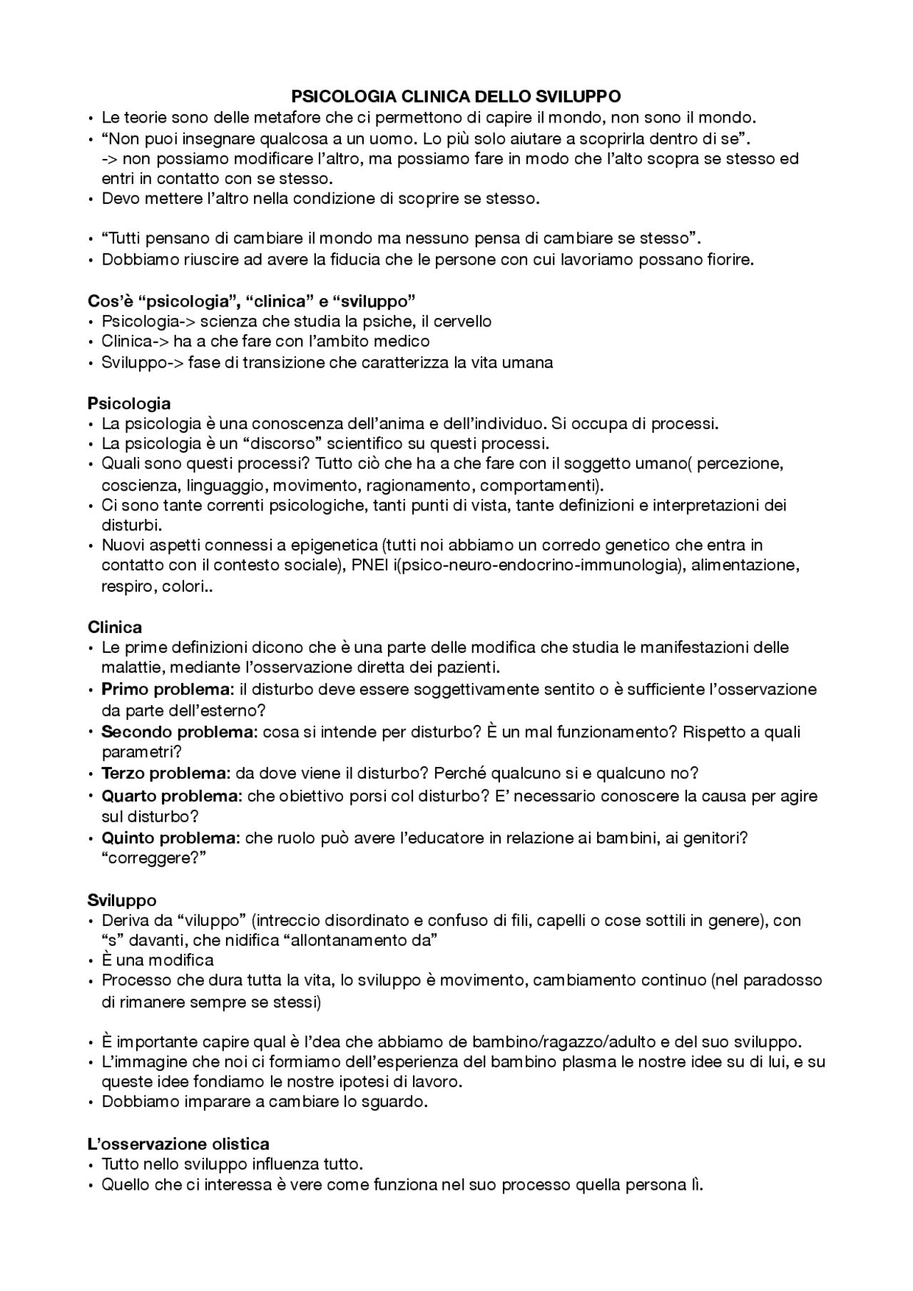 Appunti Presi In Classe Docsity