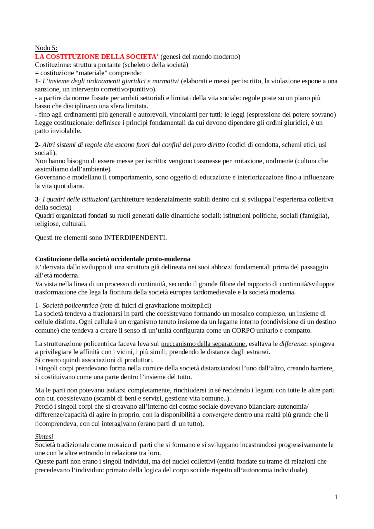 Appunti Civiltà Moderna Zardin Appunti Di Storia Docsity