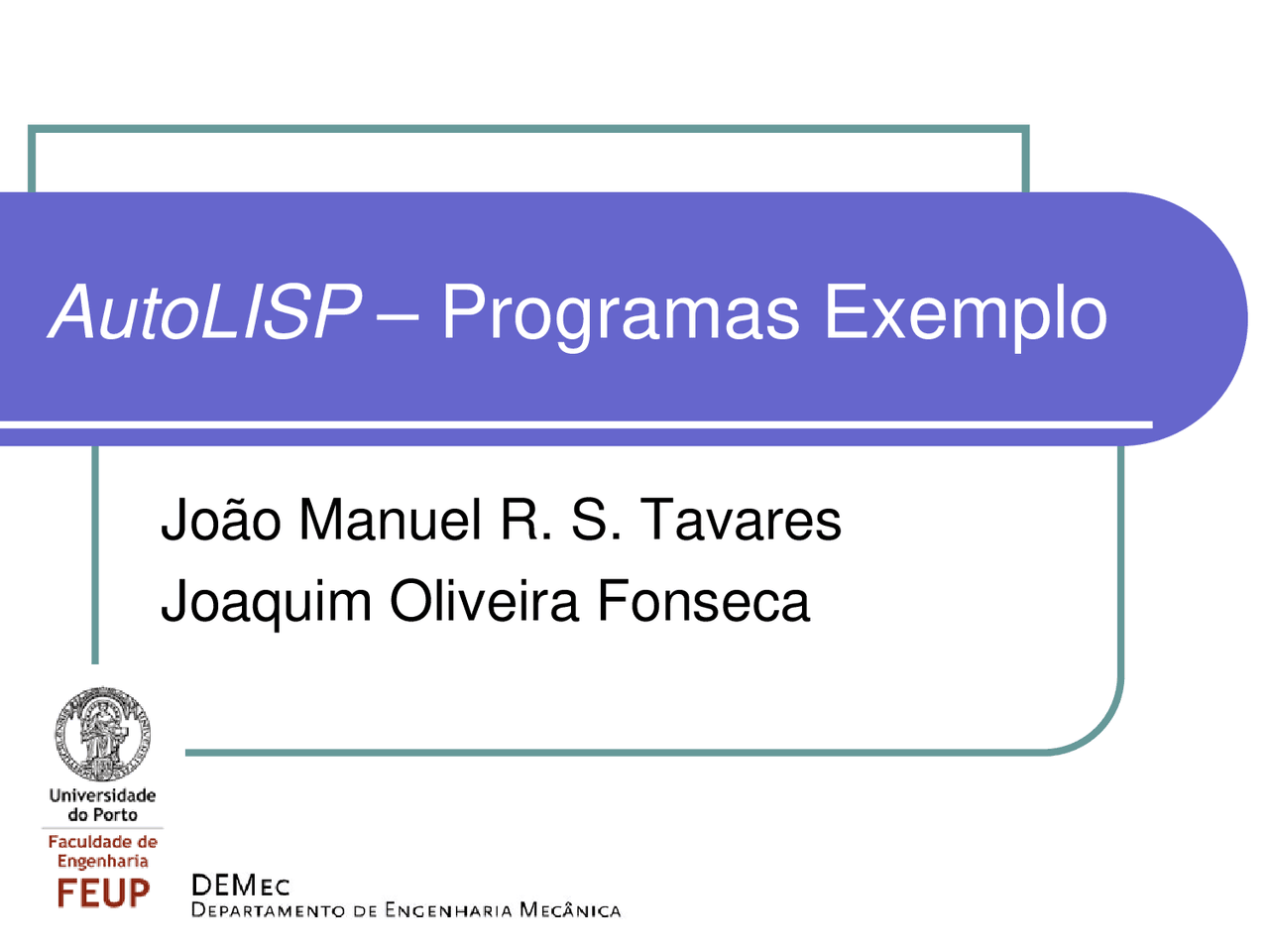 Criando programa de exemplo autolisp - Docsity