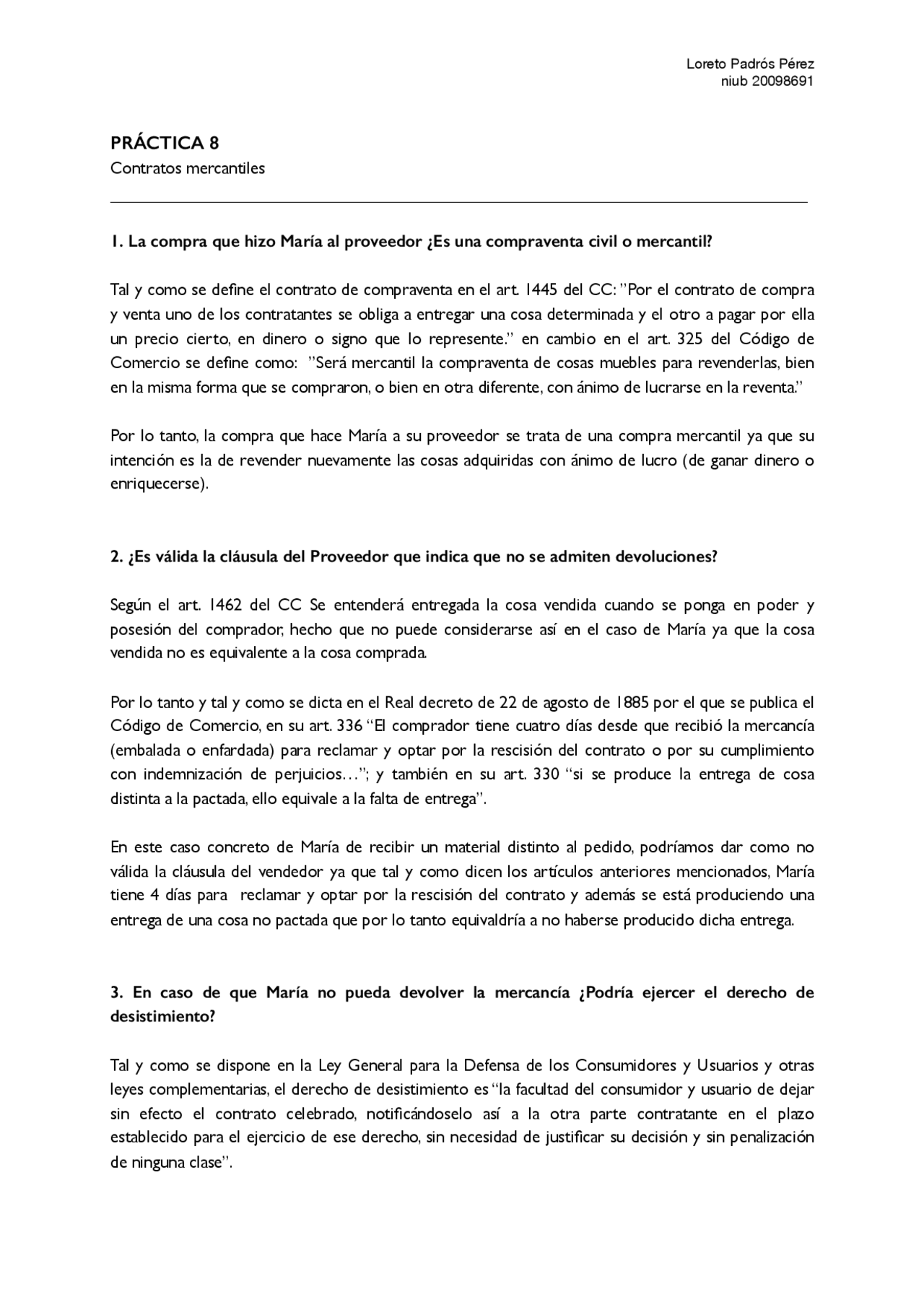 Practica 8 derecho Ade - Docsity