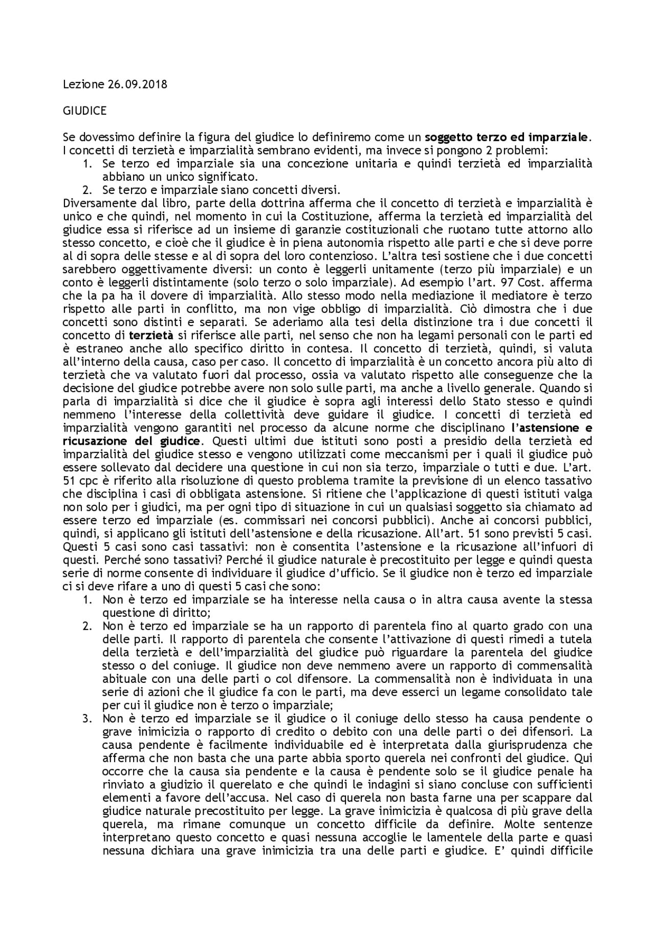 Appunti Di Tutele Giurisdizionali E Procedure Alternative Docsity