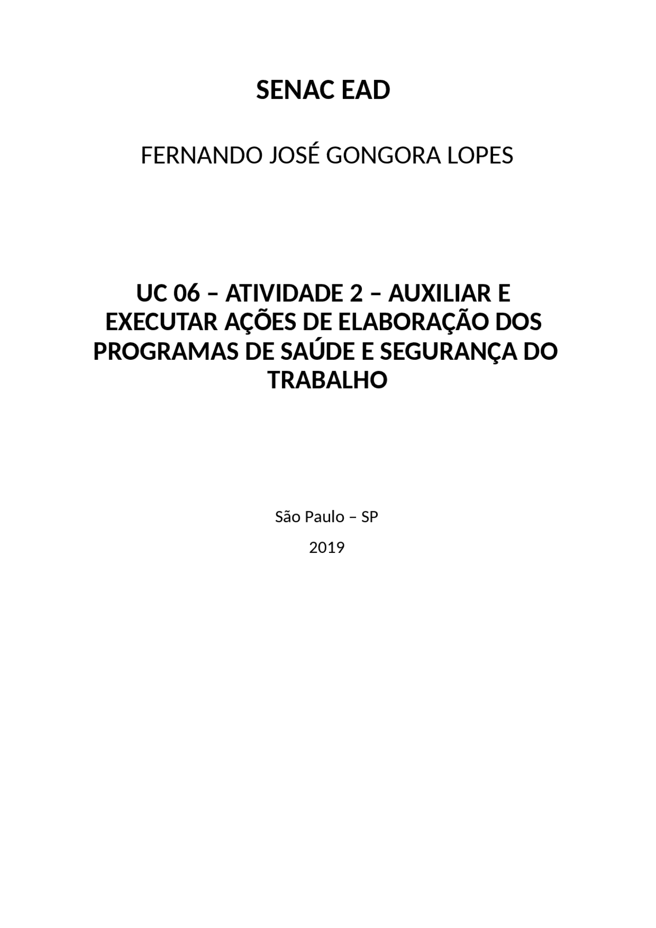 Unidade Curricular 06 Docsity
