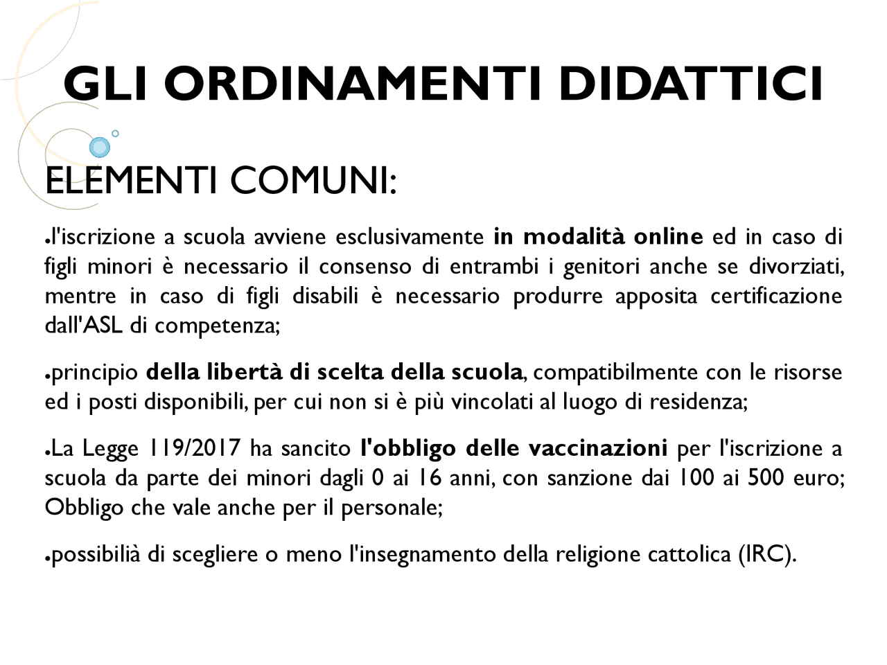 Ordinamenti Didattici Docsity