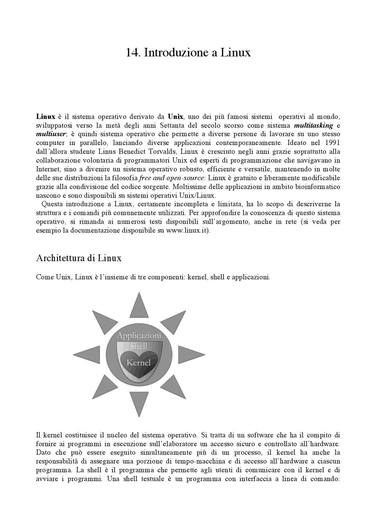 Introduzione A Linux Docsity