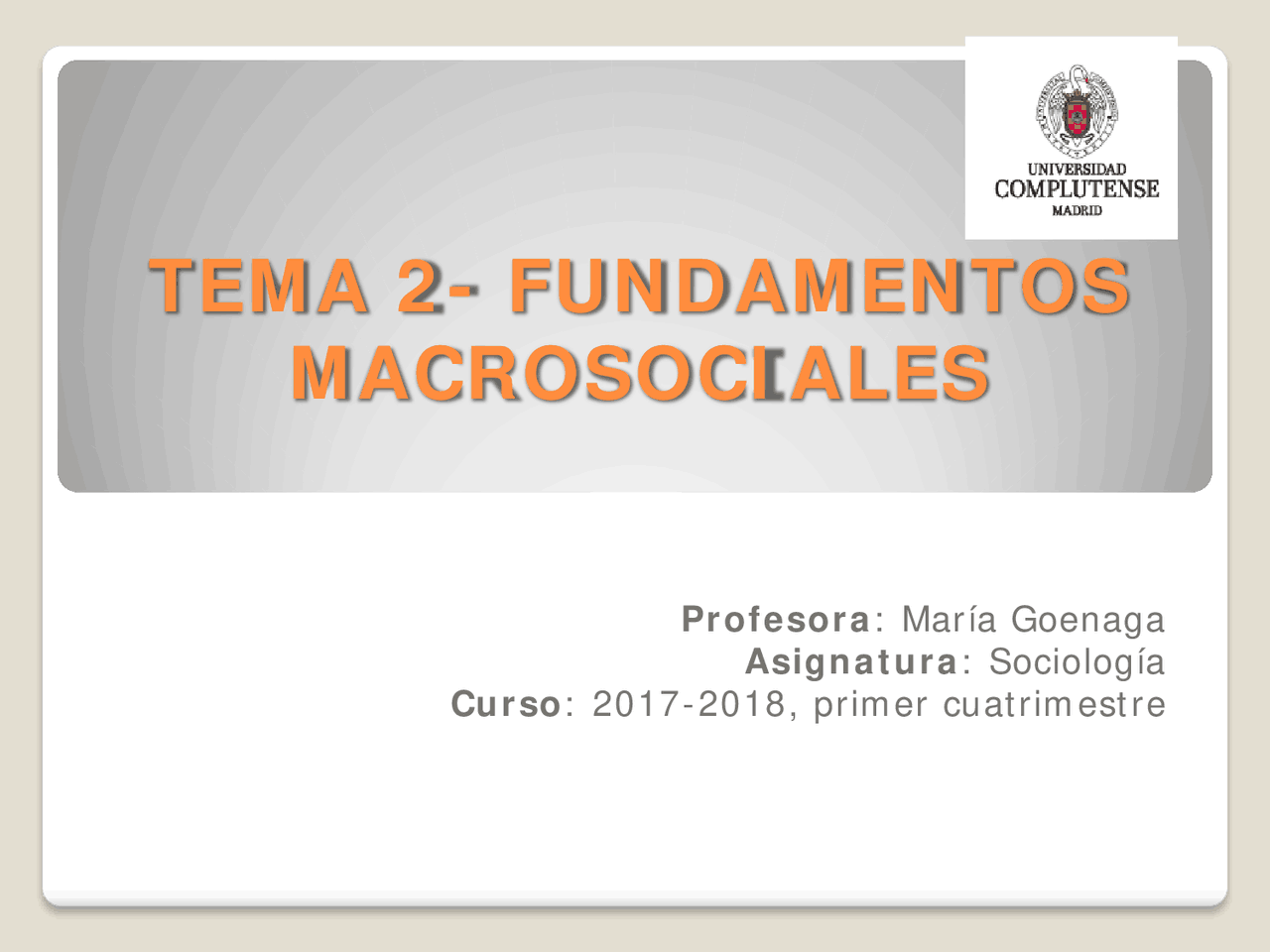 Tema 2 Sociología Docsity