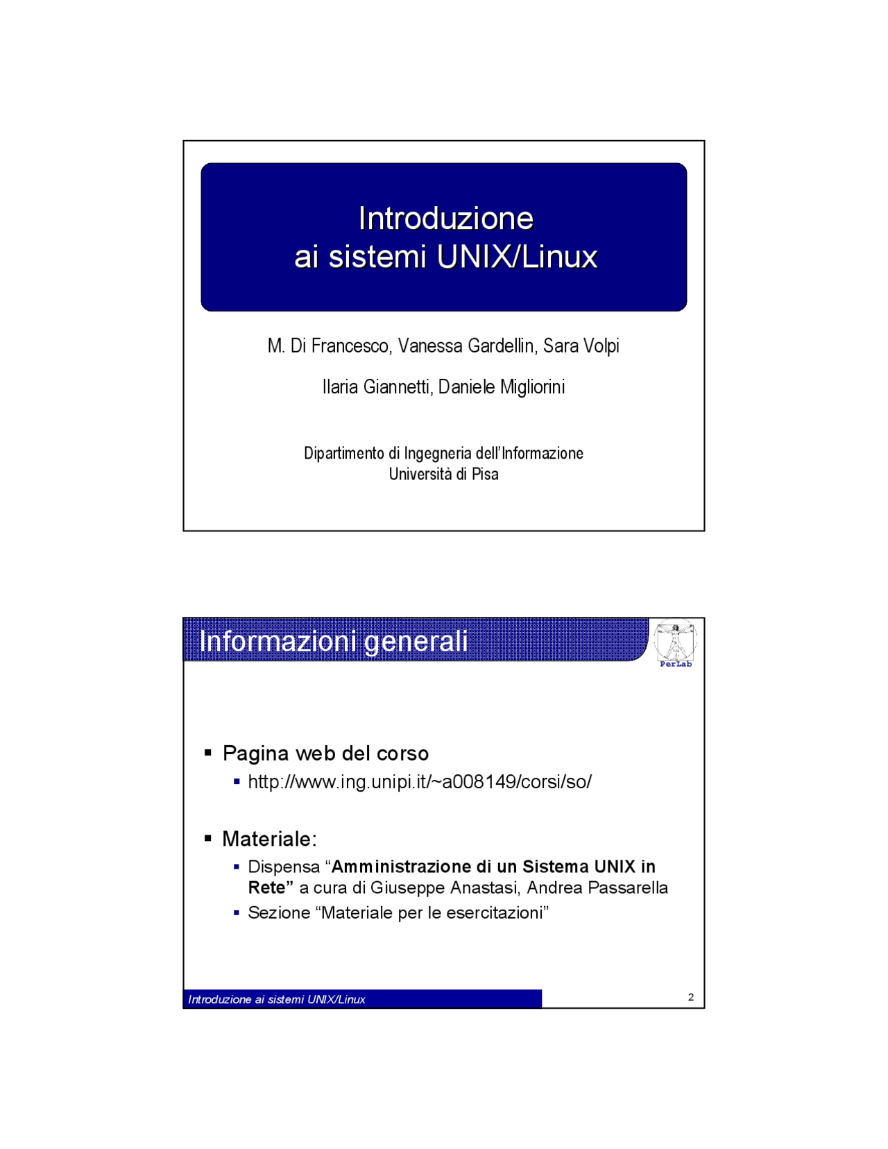 Introduzione Ai Sistemi Unixlinux Docsity