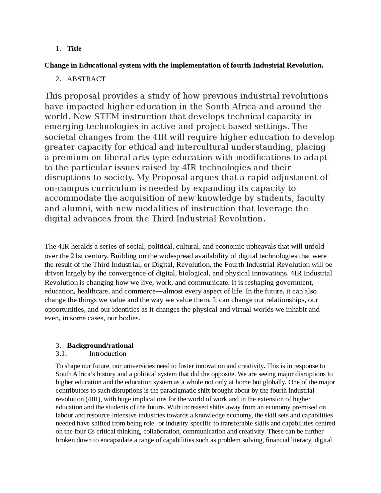 Project Research On Information Systems Docsity
