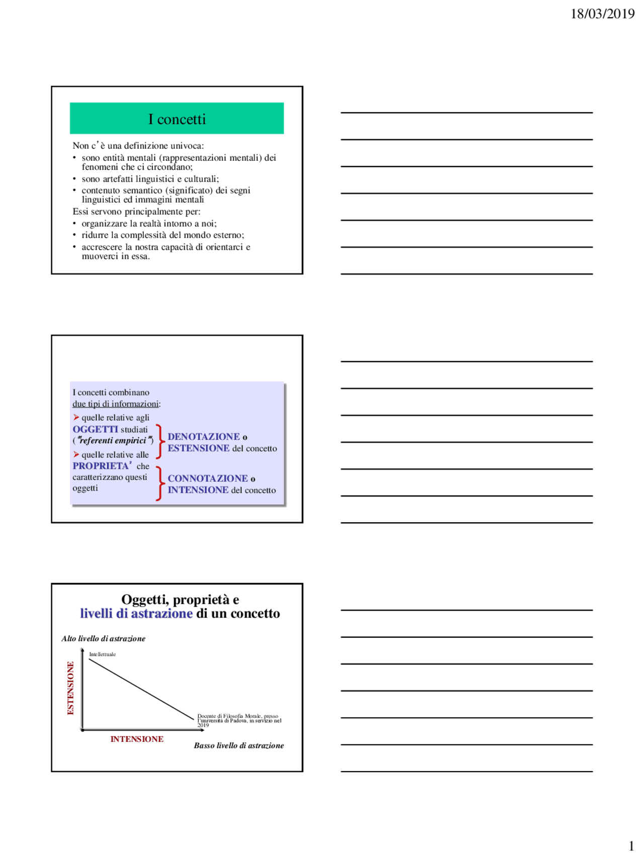 Concetti E Variabili Docsity