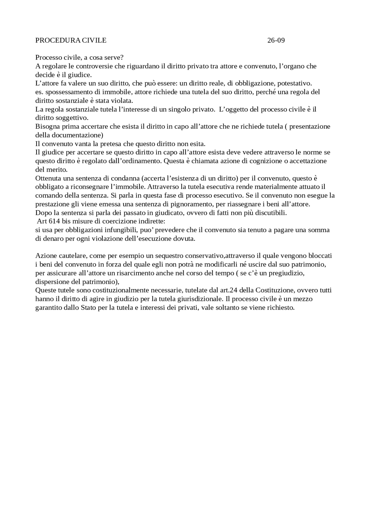 Procedura Civile Luiso Docsity